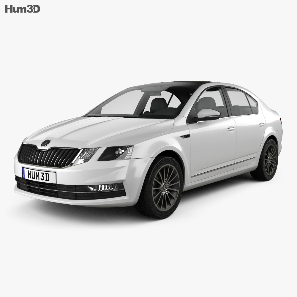 Skoda Octavia CN-spec liftback 2020 3D model - Download Hatchback on ...