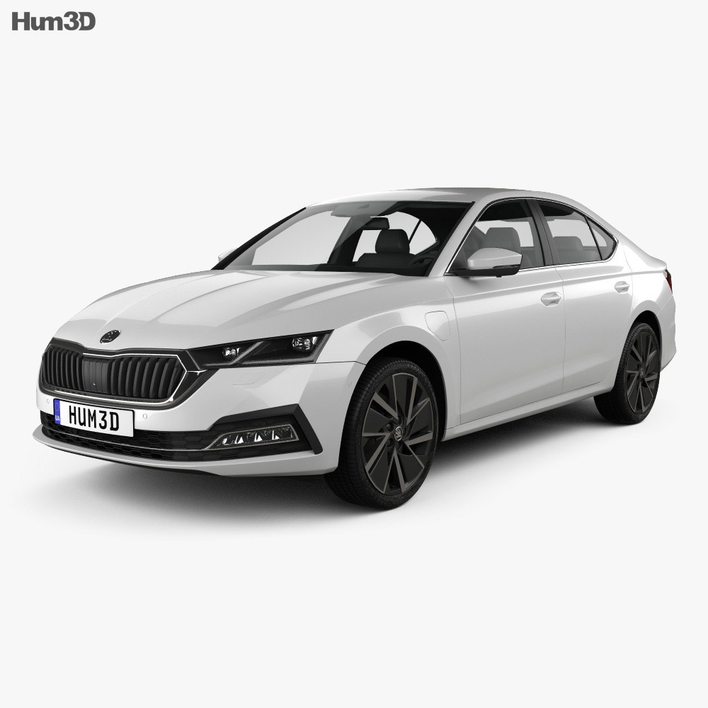 Skoda Octavia IV liftback 2022 3D model - Download Hatchback on ...
