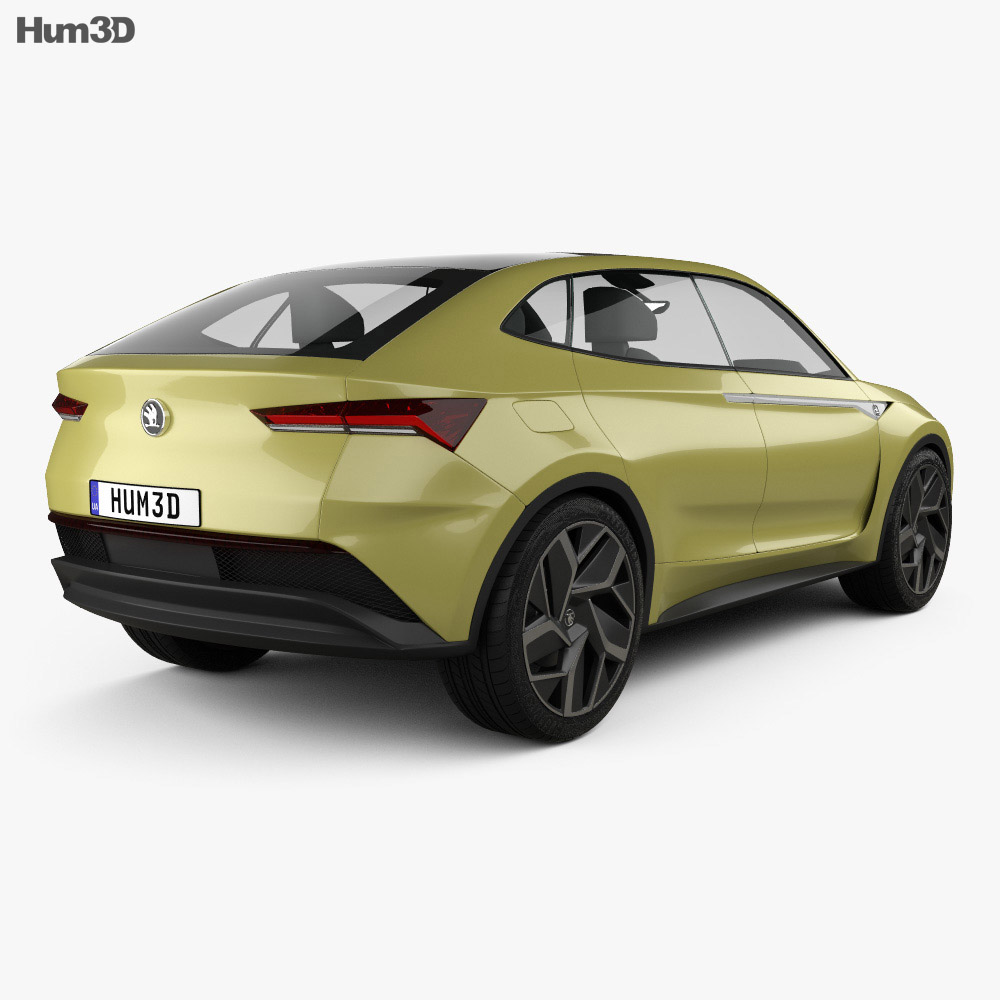 Skoda Vision E 2017 3D model - Download Crossover SUV on 3DModels.org