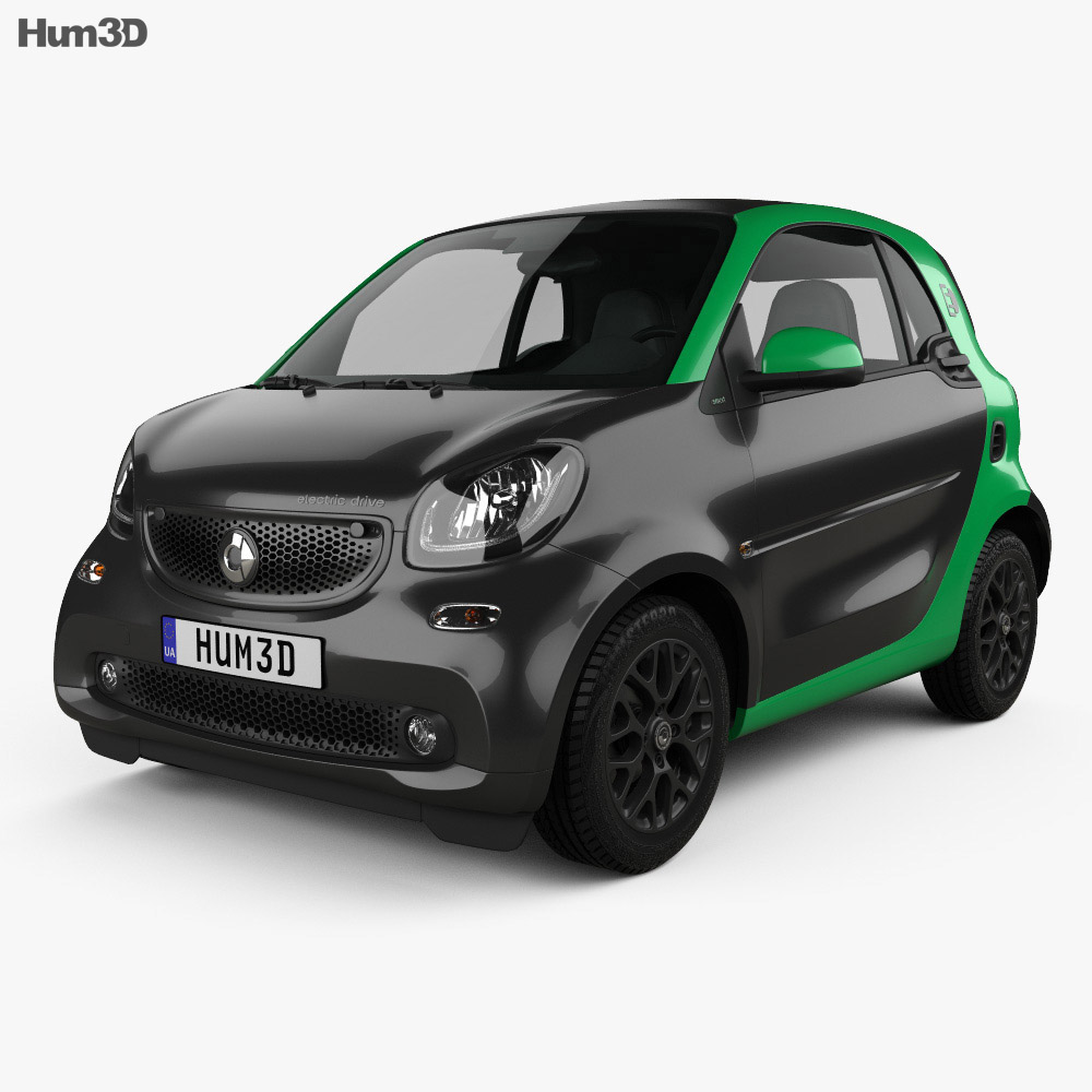 Smart ForTwo Electric Drive coupe 2020 3D model - Download Sports car ...