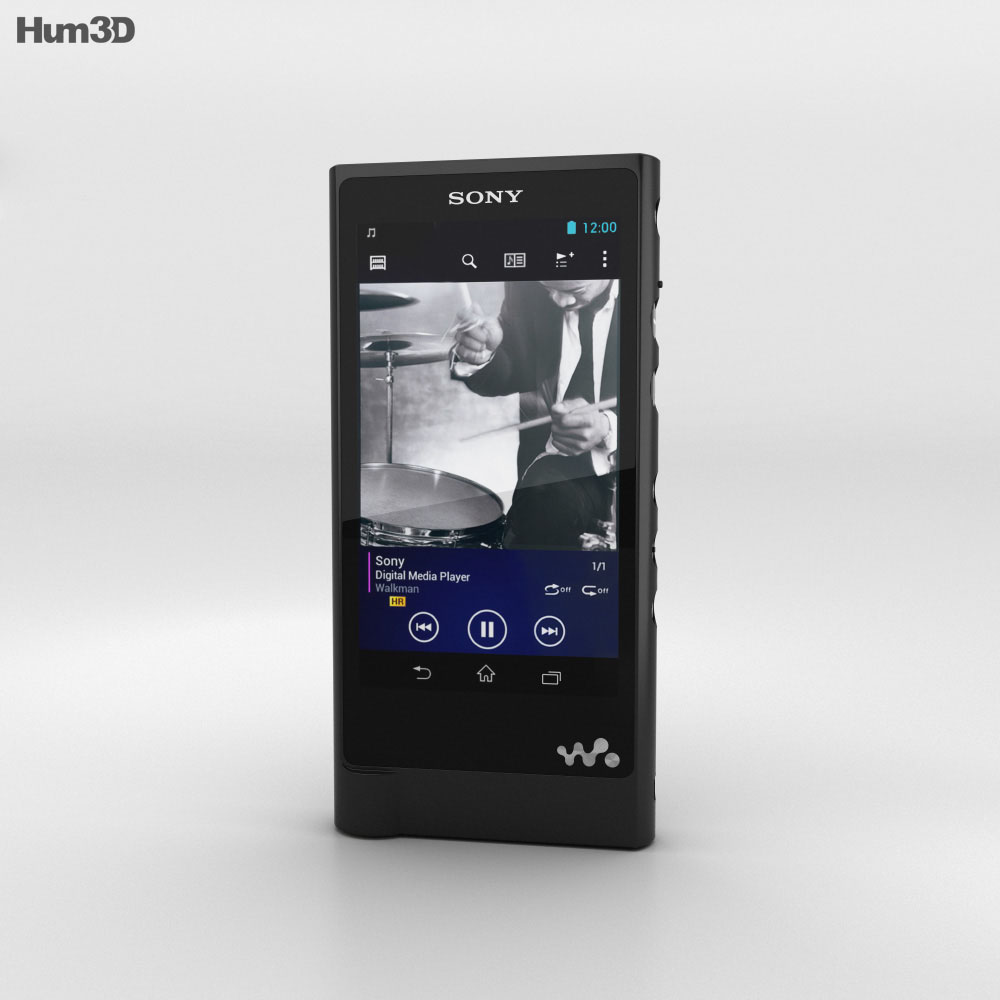 Sony Walkman Player NW-ZX2 3D model - Download Audio Devices on ...