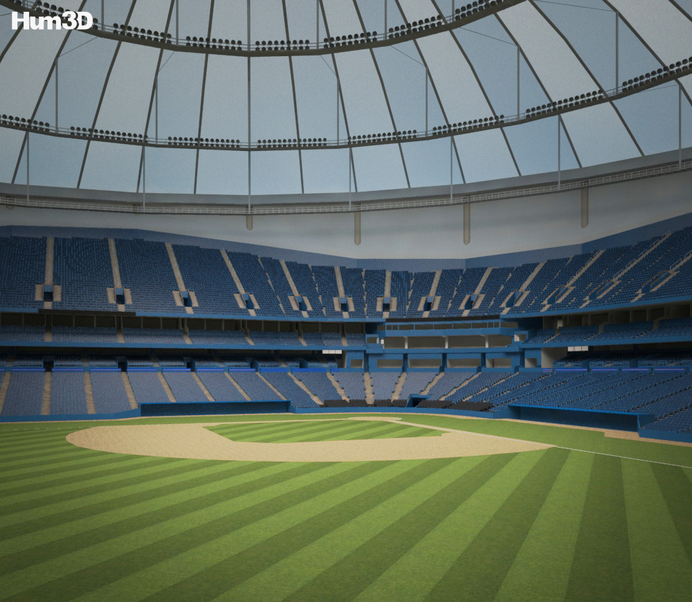 Tropicana Field 3D model - Download Stadium on 3DModels.org