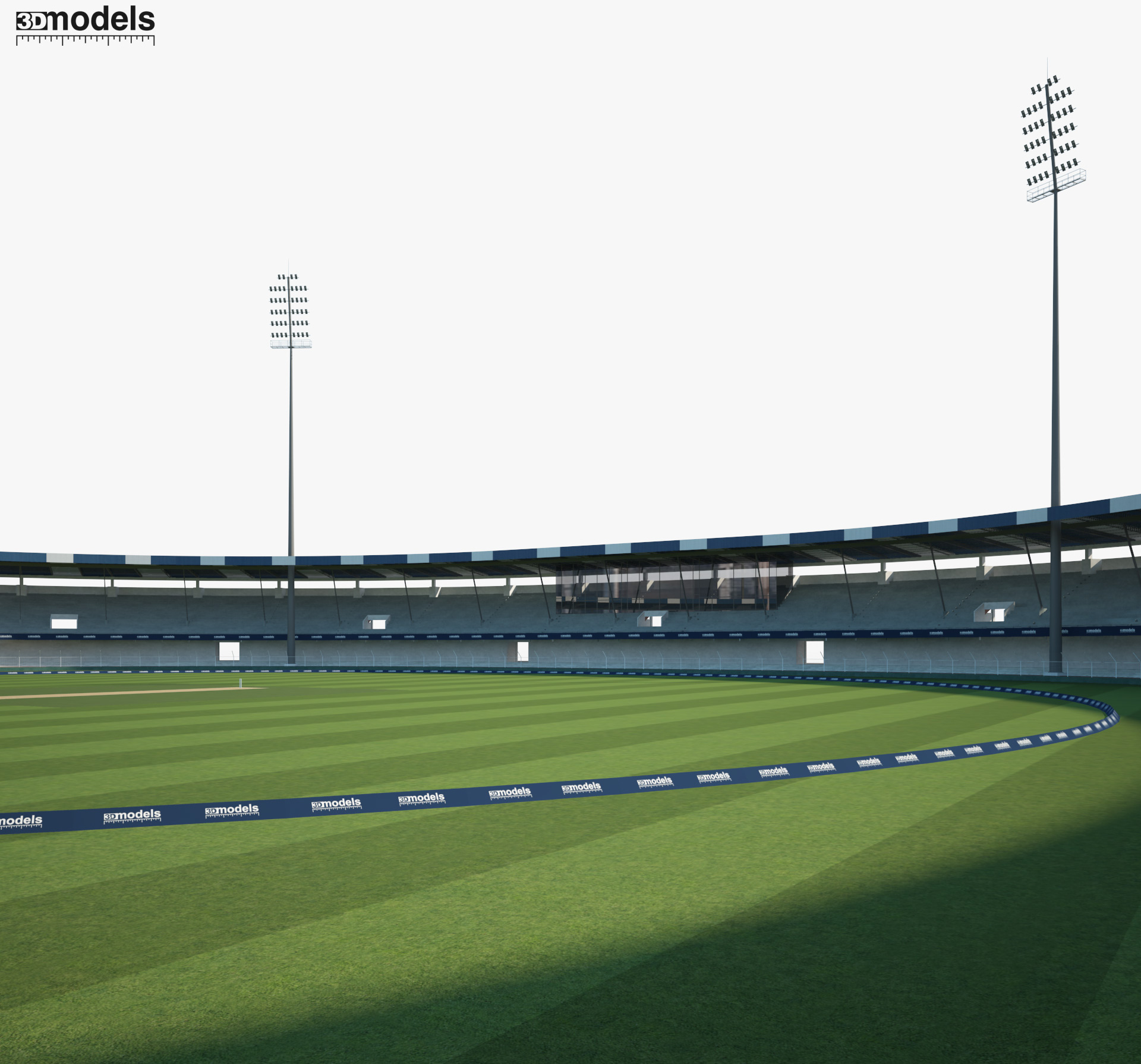 Dadoji Kondadev Stadium 3D model - Download Stadium on 3DModels.org