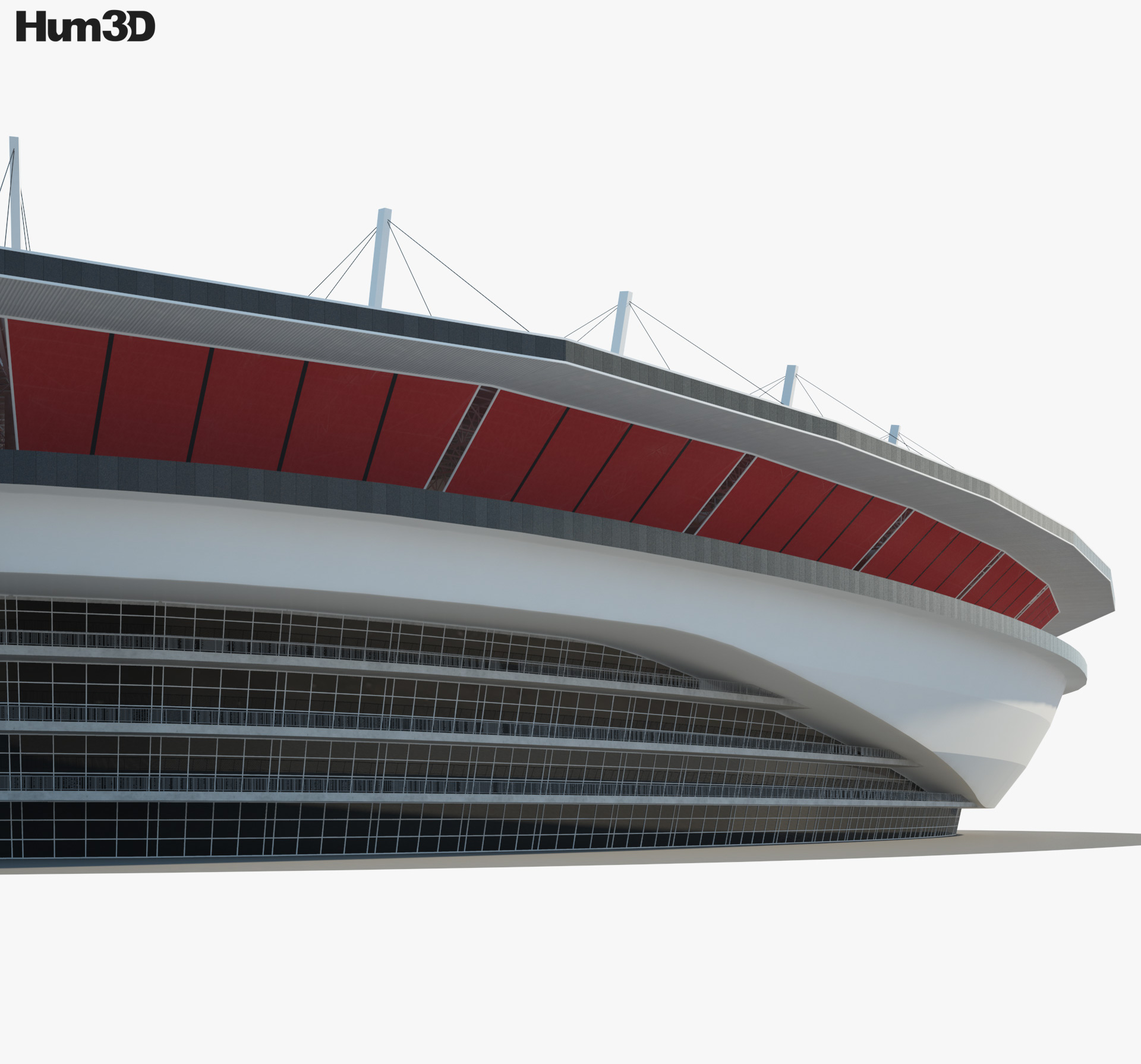 Eskisehir Yeni Stadium 3D model - Download Stadium on 3DModels.org