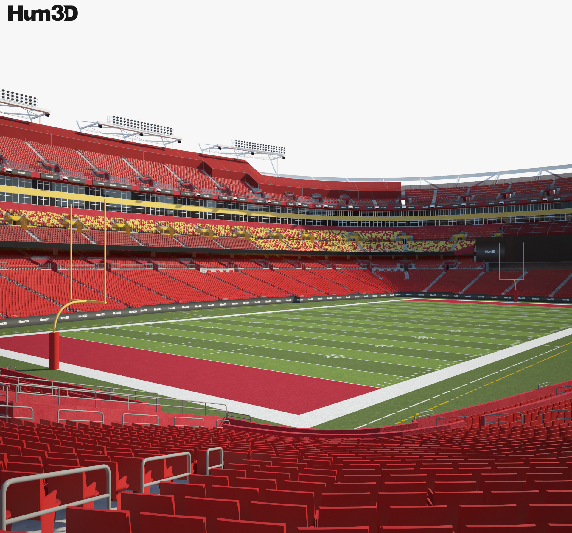 FedEx Field Modelo 3D - Descargar Estadio Deportivo on 3DModels.org