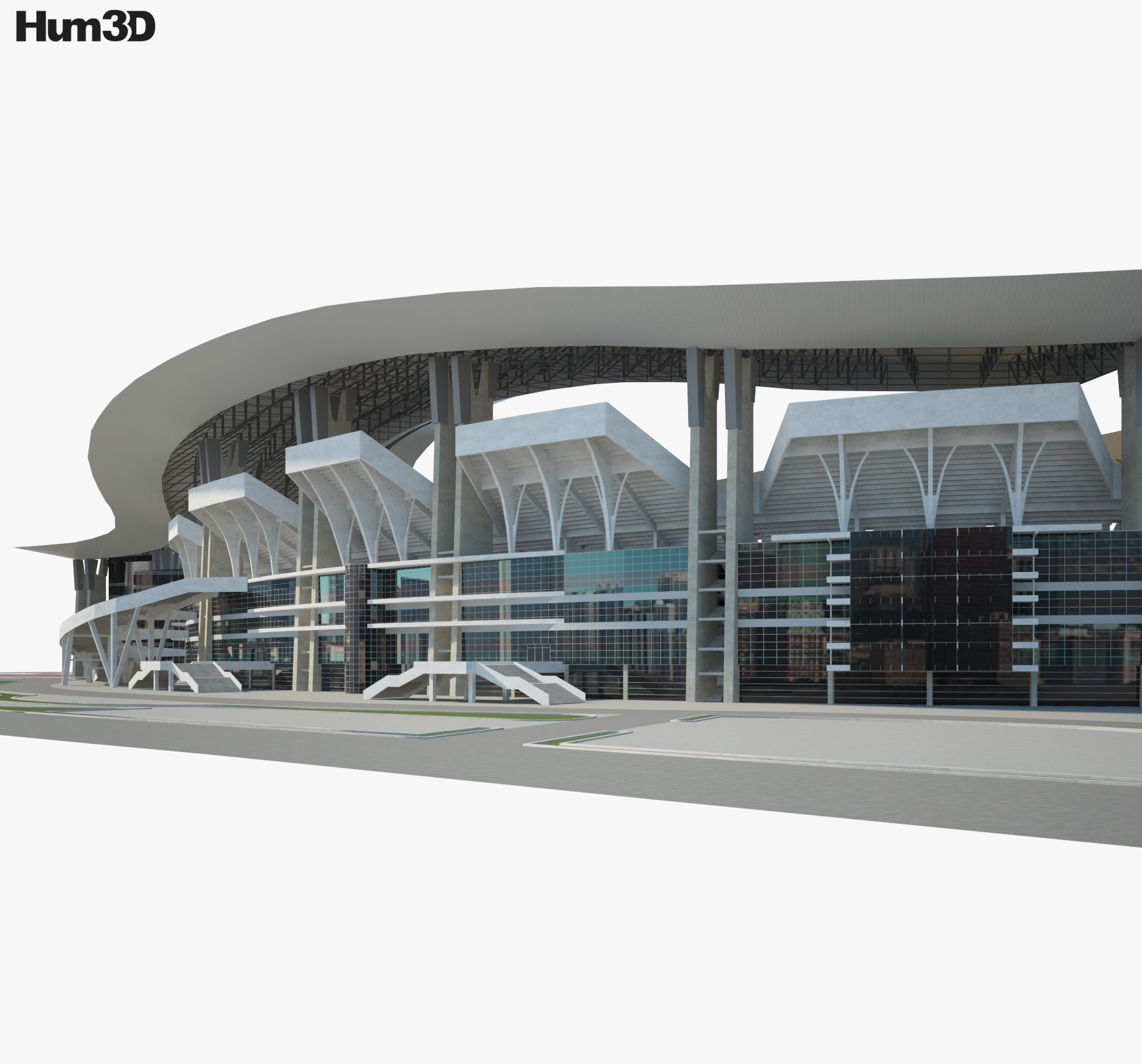 Guangdong Olympic Stadium 3D model - Download Stadium on 3DModels.org