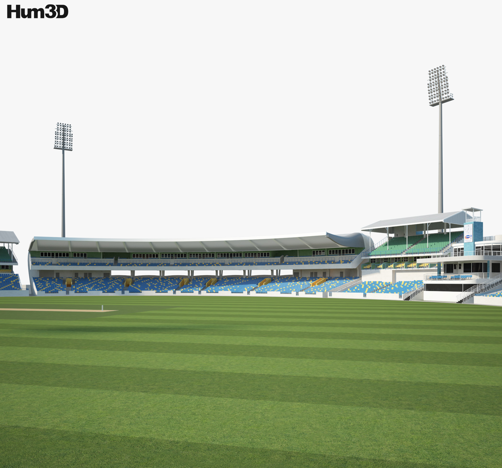 Kensington Oval 3D 모델 - 다운로드 스타디움 on 3DModels.org