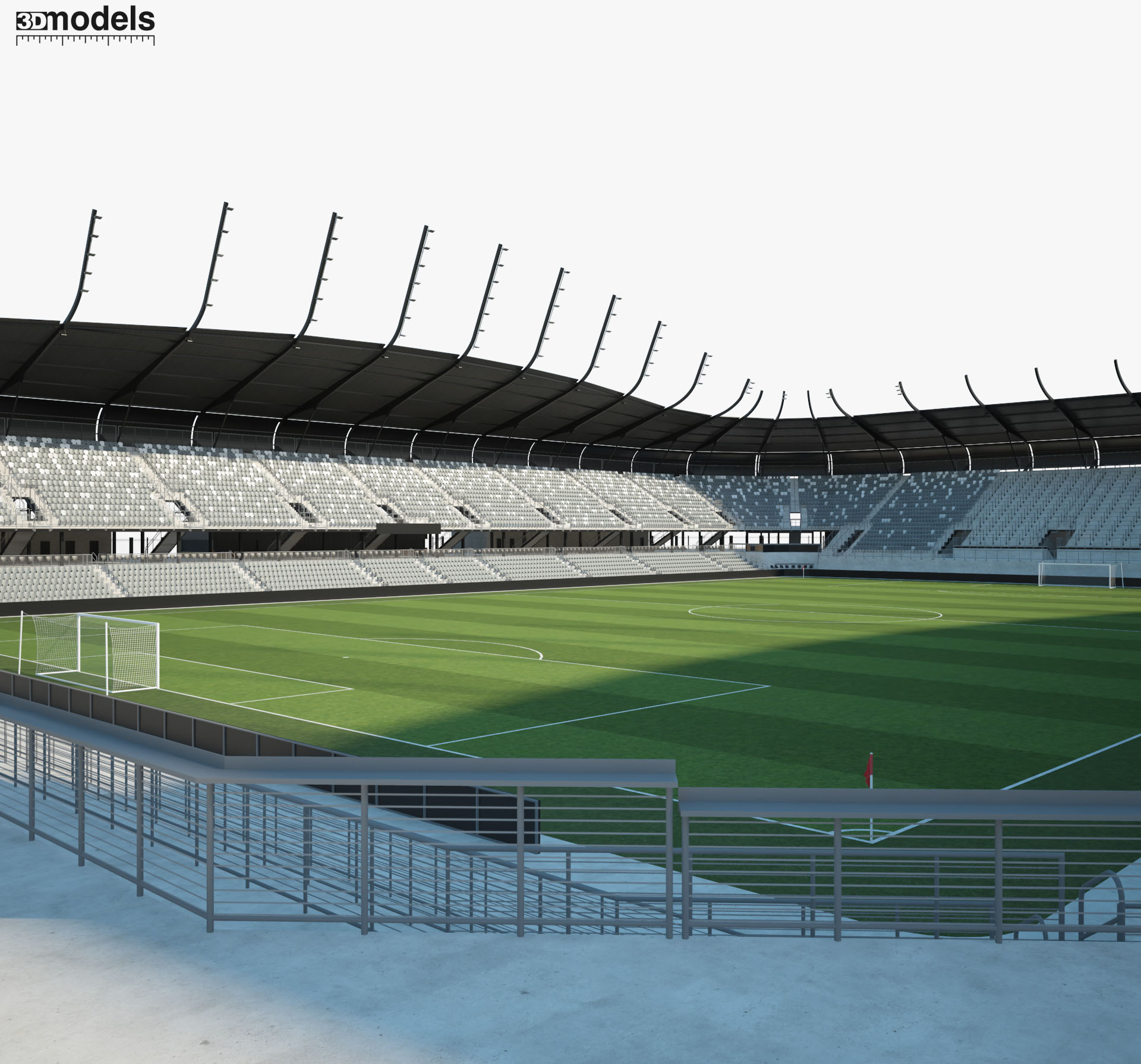 Lynn Family Stadium Modelo 3D - Descargar Estadio Deportivo on 3DModels.org