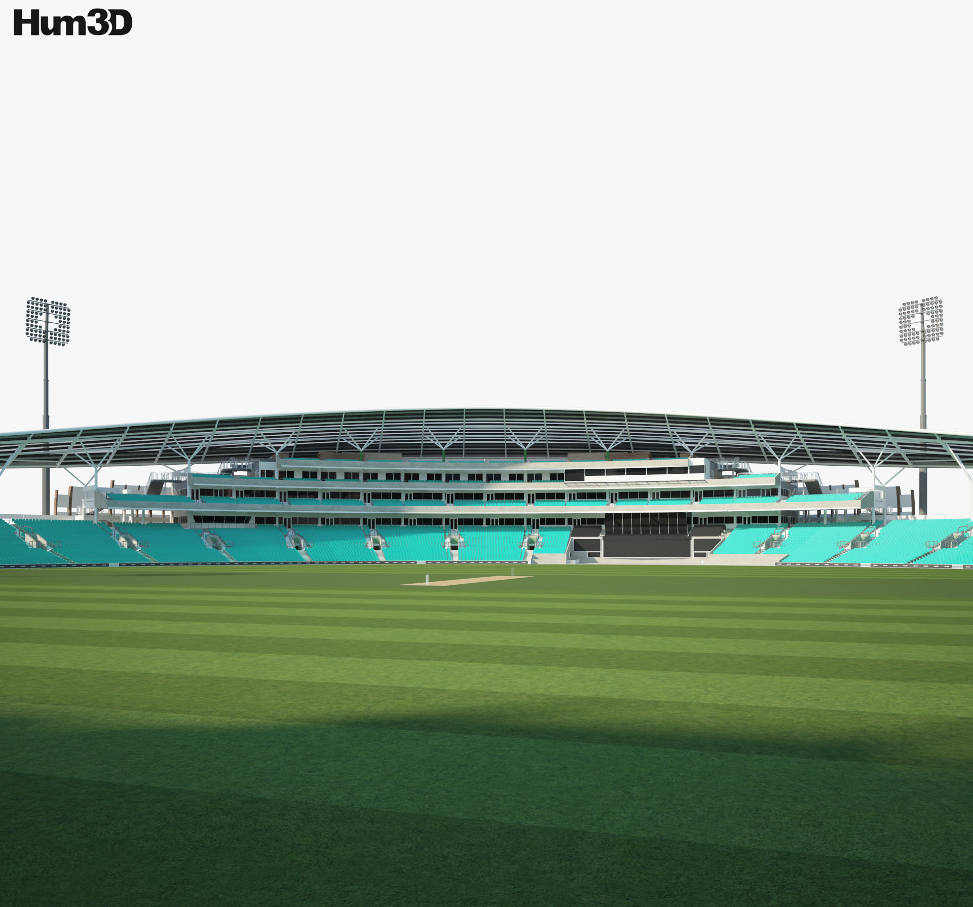 Estadio de Cricket Oval Modelo 3D - Descargar Estadio Deportivo ...