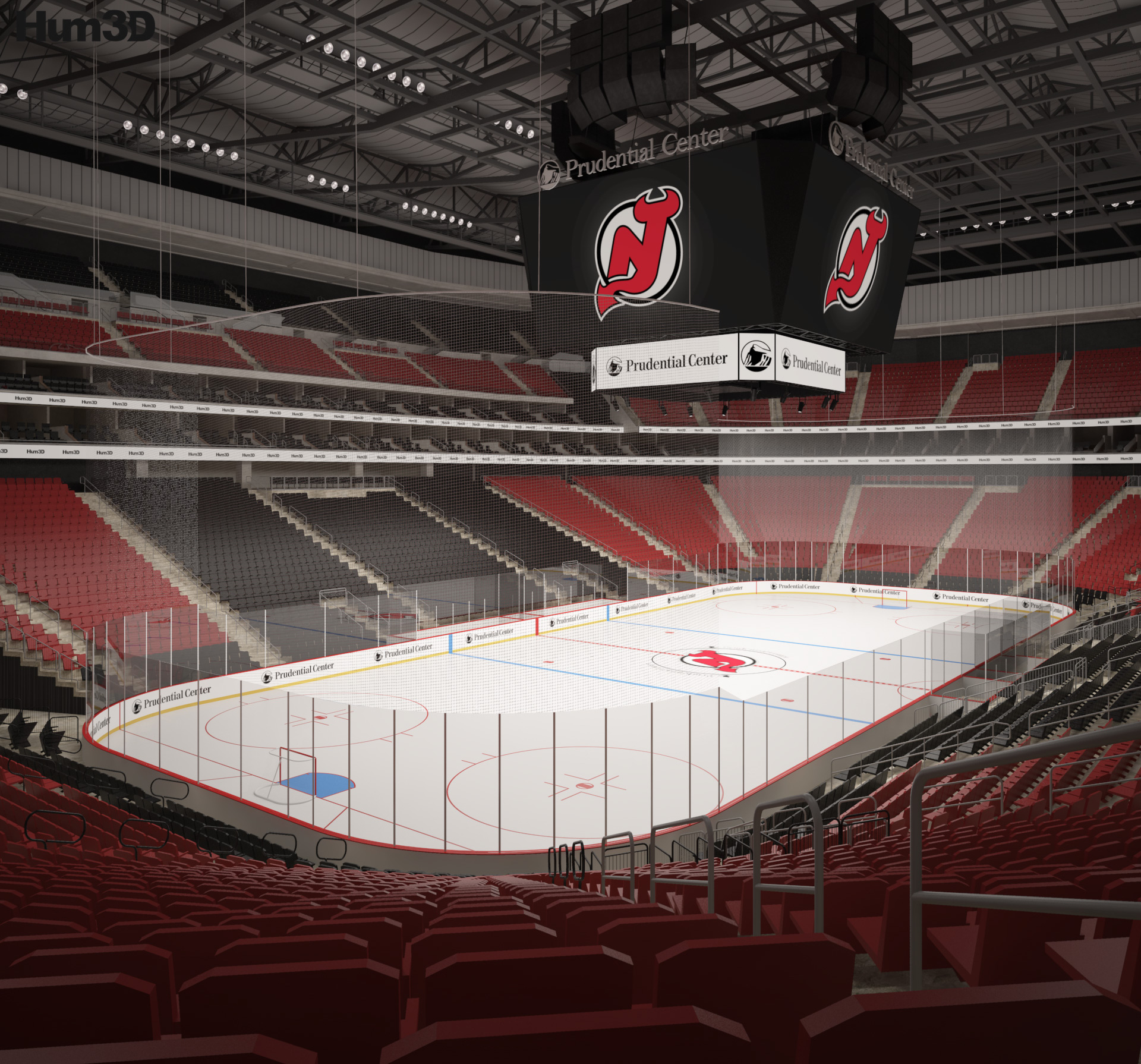 Prudential Center 3D model - Download Stadium on 3DModels.org