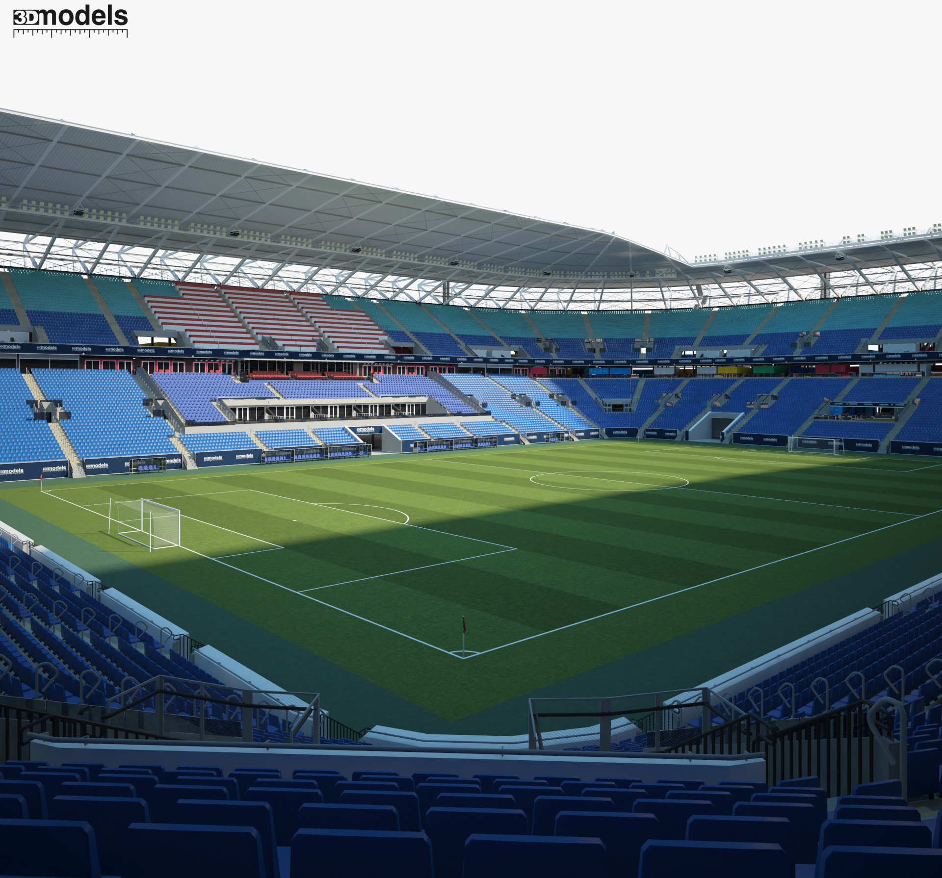 Stadium 974 3D model - Download Stadium on 3DModels.org