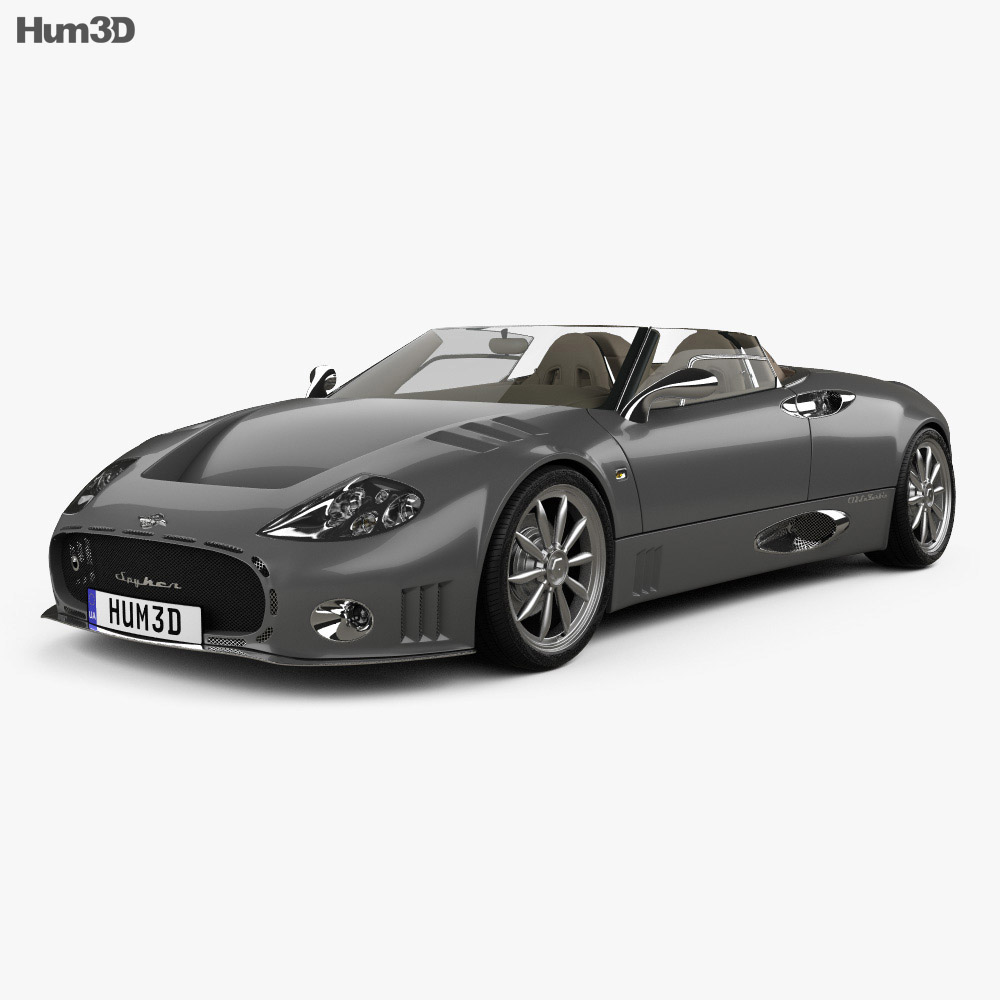 Spyker C12 La Turbie 2014 3D model - Download Sports car on 3DModels.org
