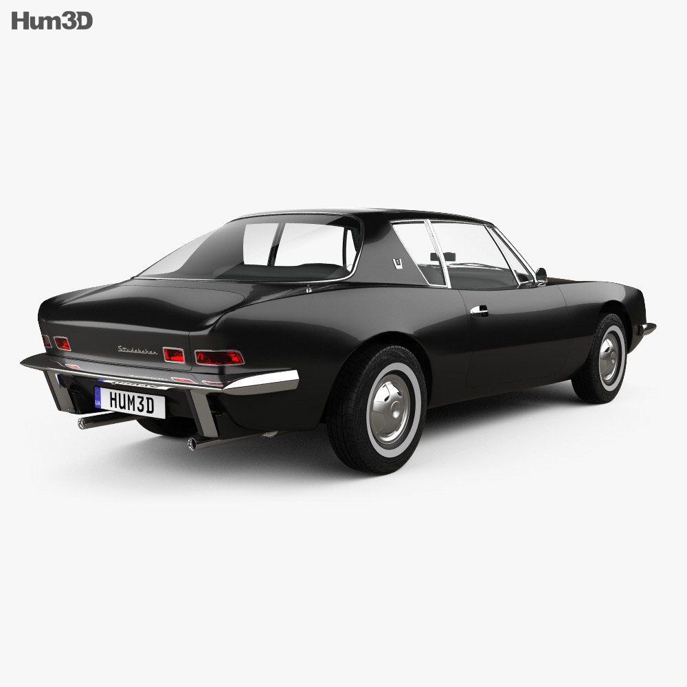 Studebaker Avanti 1963 3D model - Download Sports car on 3DModels.org