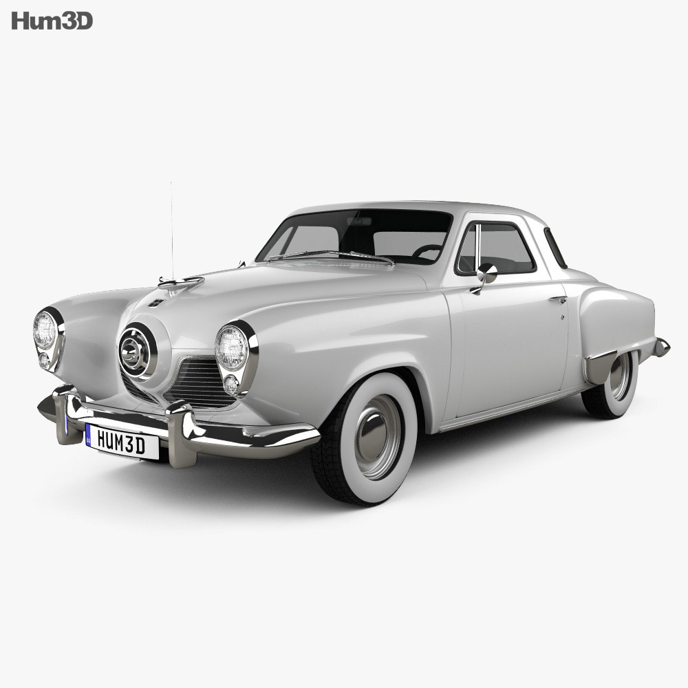 Studebaker Commander Starlight Coupe 1951 3D model - Download Sports ...
