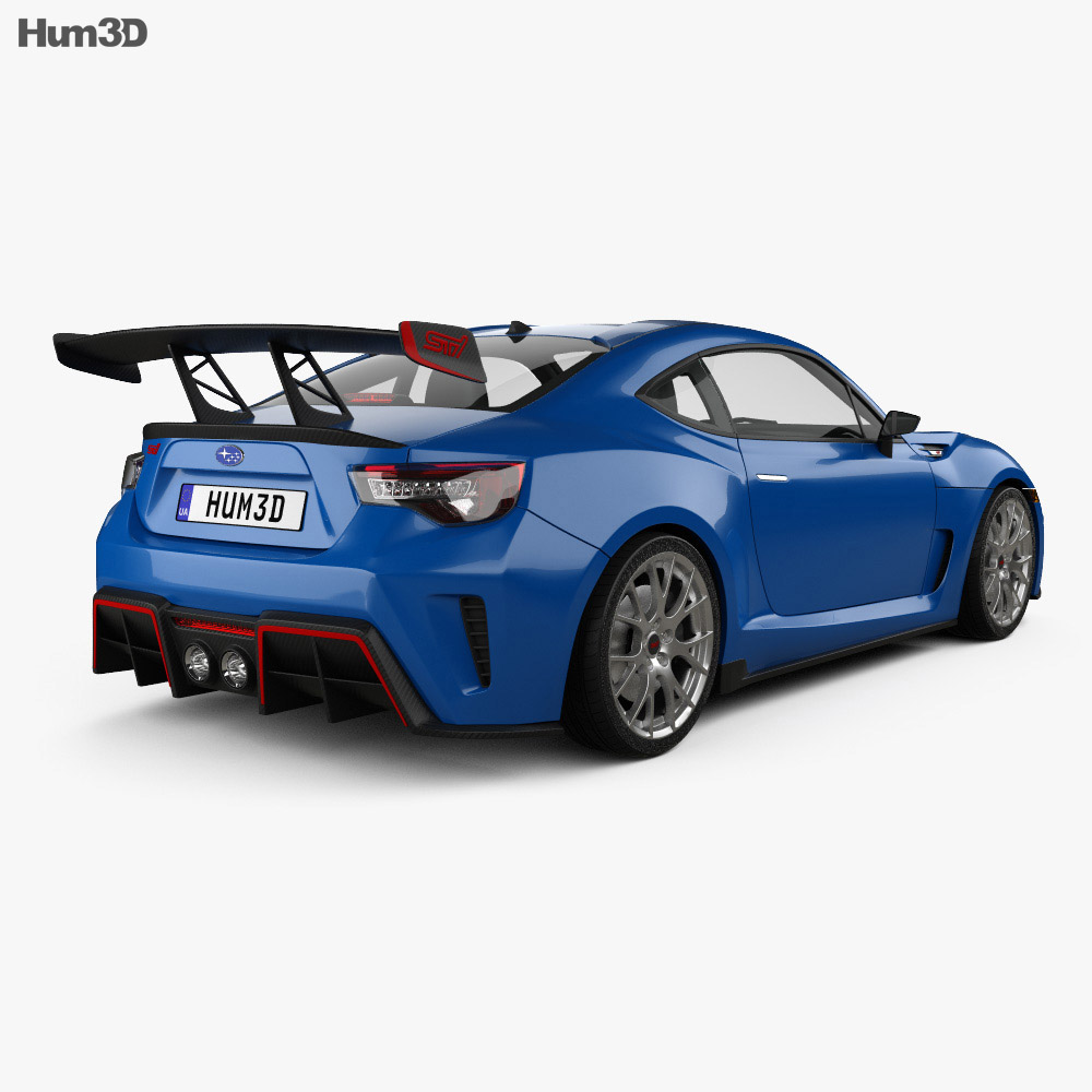 Subaru BRZ STI Performance Concept 2015 3D model - Download Sports car ...