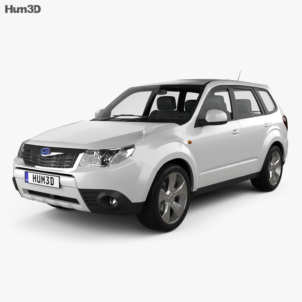 Subaru Forester 2008 3D model - Download Crossover SUV on 3DModels.org