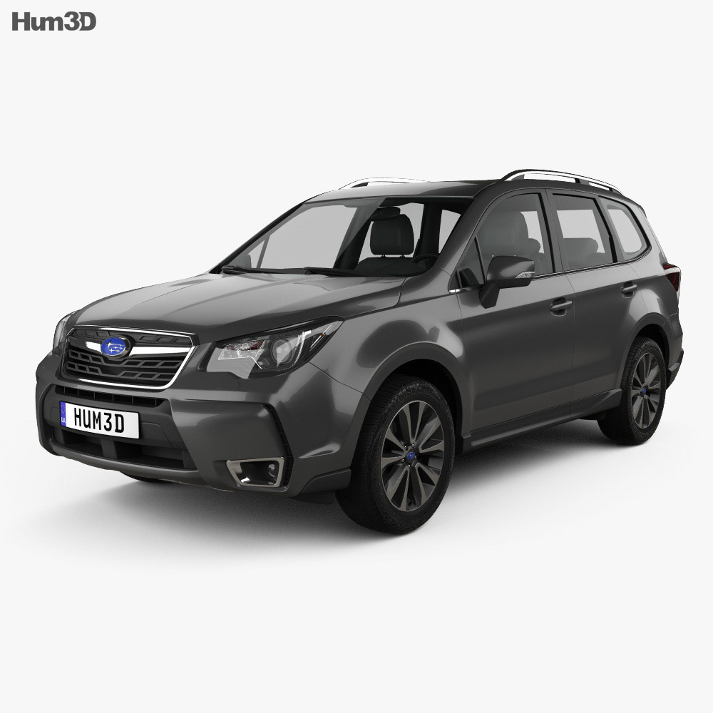 Subaru Forester XT Touring 2019 3D model - Download Crossover SUV on ...