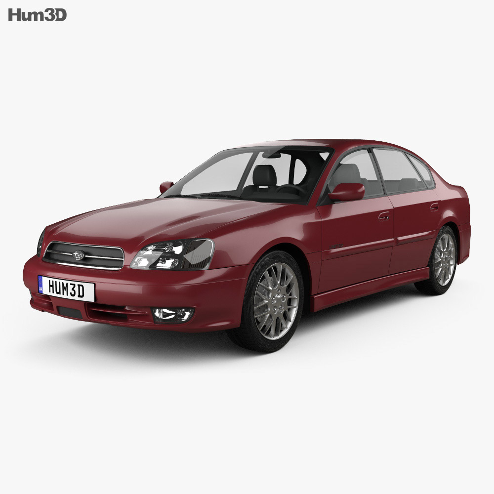 Subaru Legacy 2003 3D model - Download Sedan on 3DModels.org