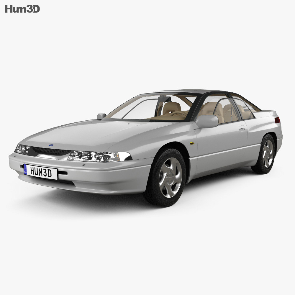 Subaru SVX with HQ interior 1997 3D model - Download Sports car on ...