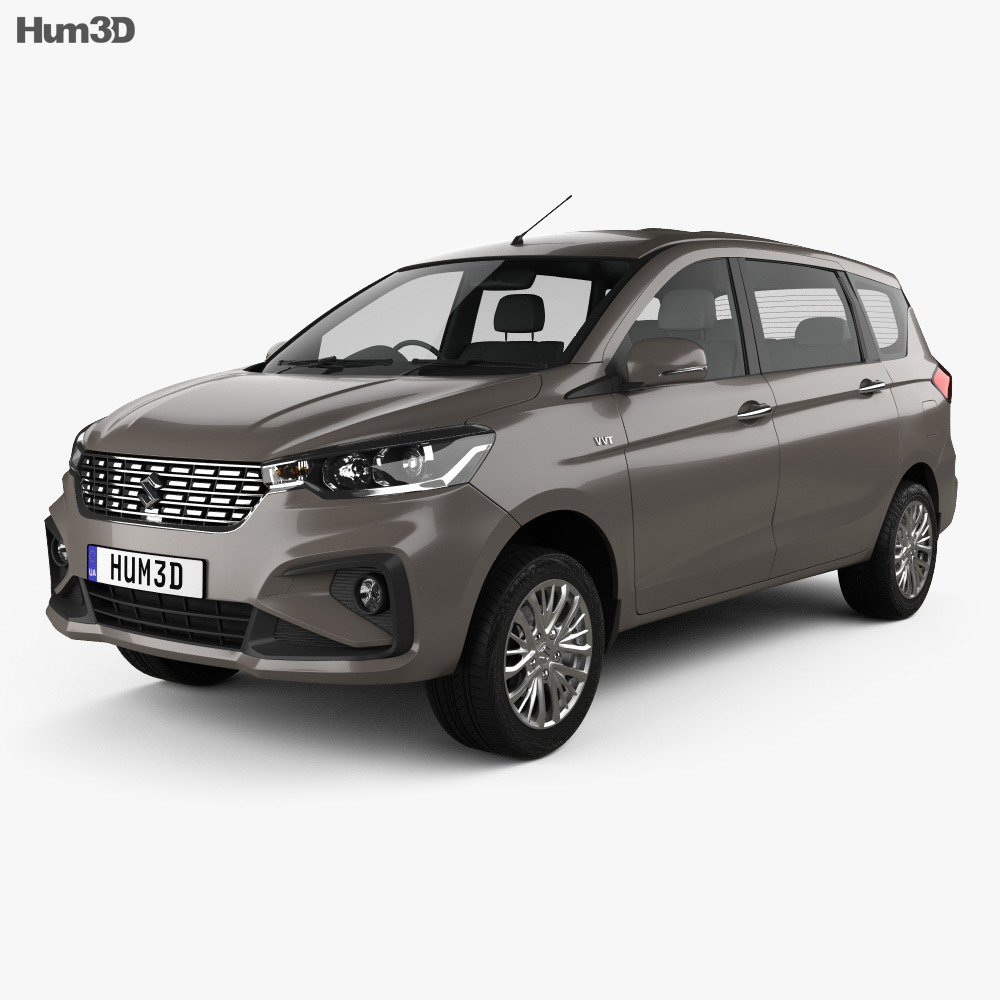 Suzuki Ertiga GX 2021 3D model - Download Van on 3DModels.org