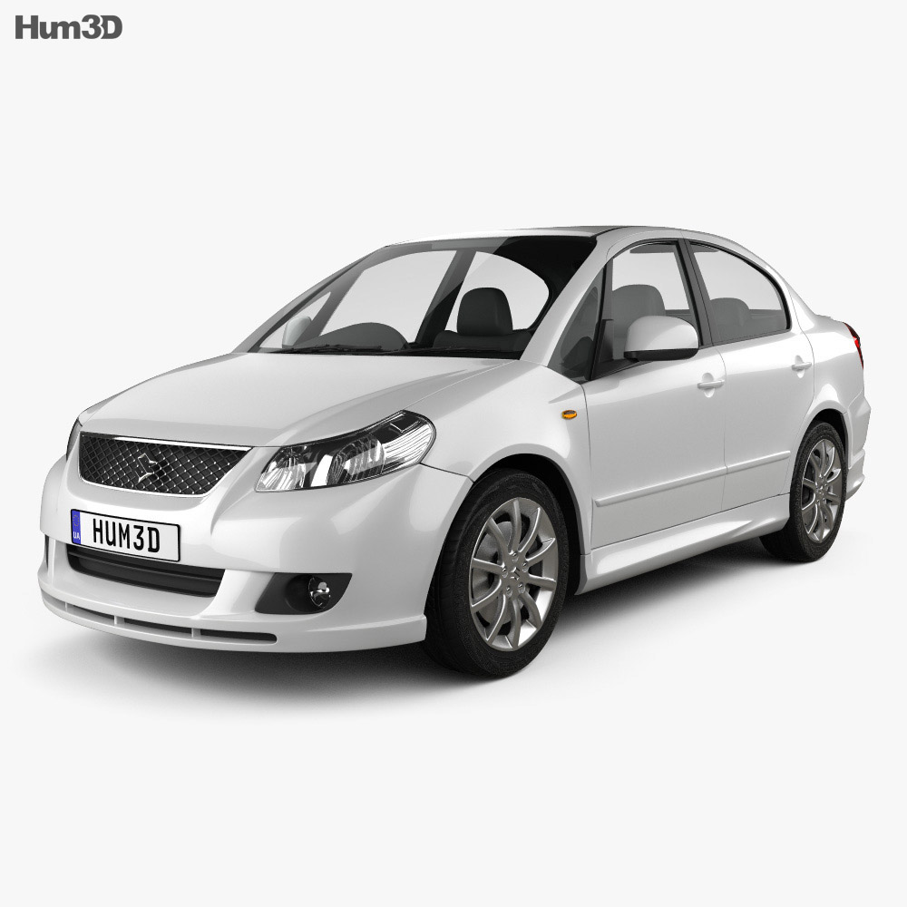 Suzuki (Maruti) SX4 sedan 2015 3D model - Download Sedan on 3DModels.org