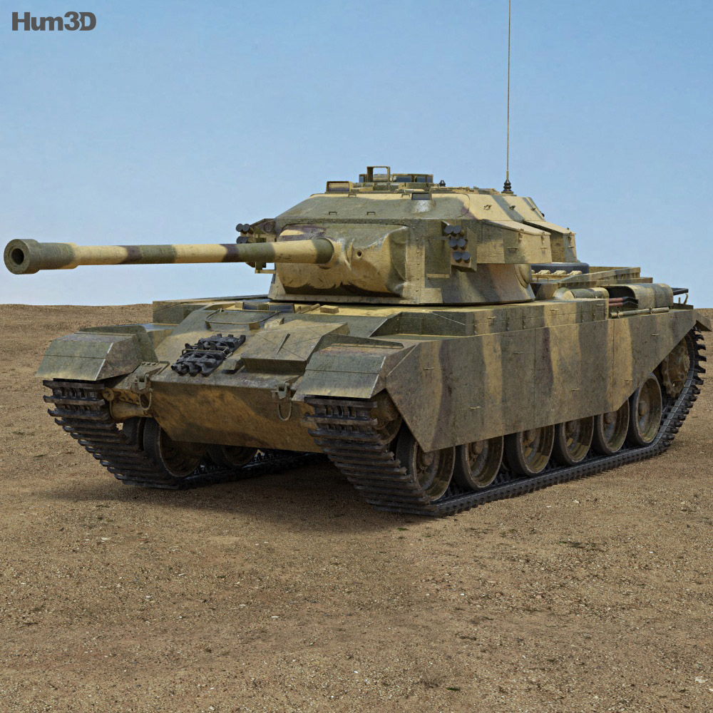 Centurion Tank 3D model - Download Tank on 3DModels.org