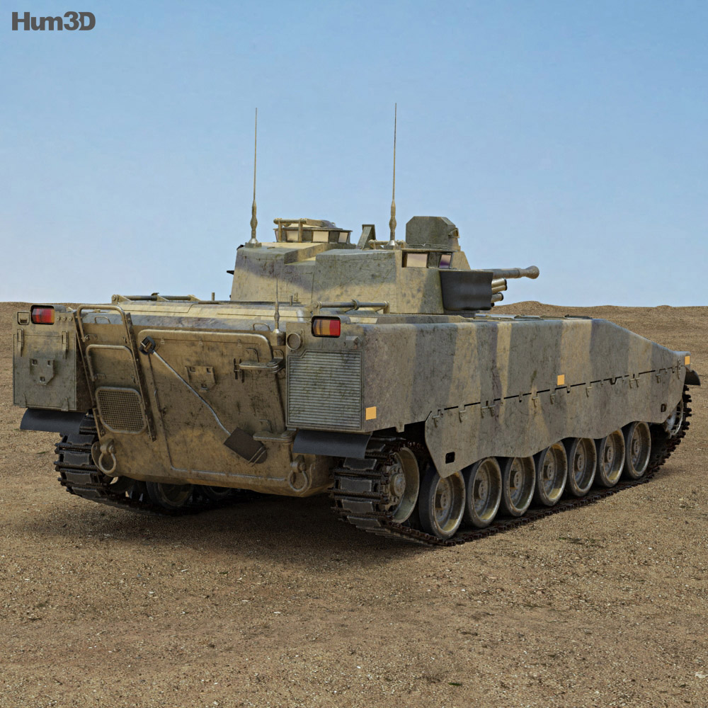 Combat Vehicle 90 3D model - Download Fighting Vehicle on 3DModels.org