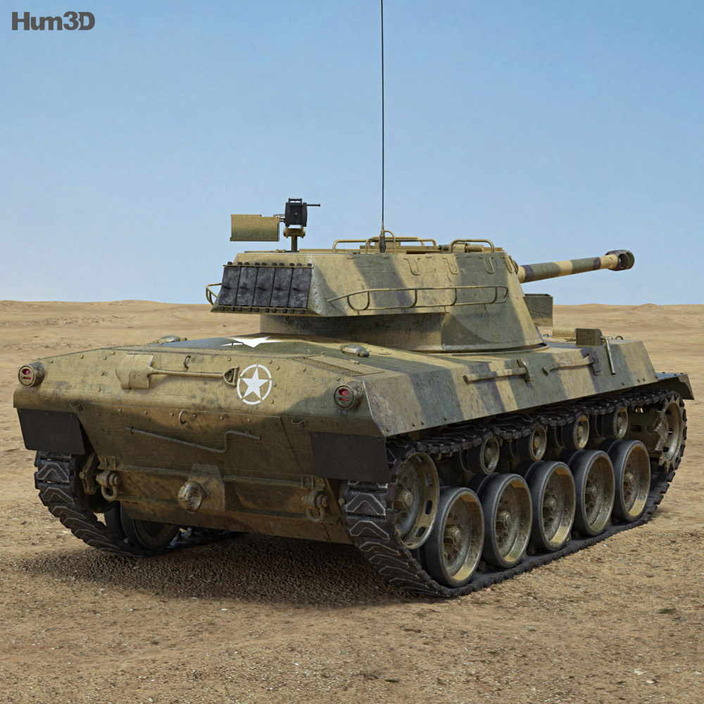 M18 Hellcat 3D model - Download Tank on 3DModels.org