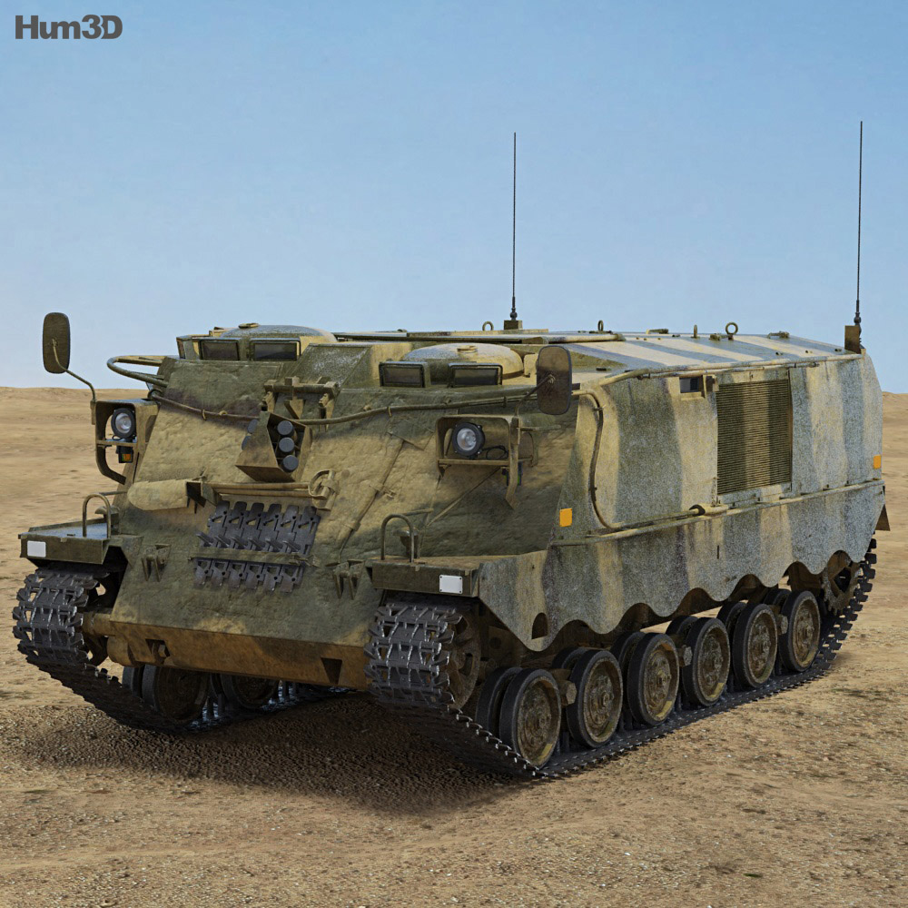 Pansarvarnsrobotbandvagn 551 (PvRbBv 551) 3D model - Download Tank on ...