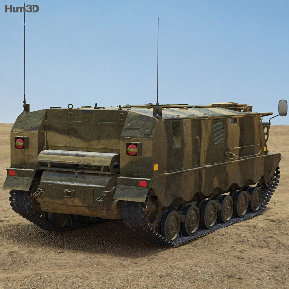 Pansarvarnsrobotbandvagn 551 (PvRbBv 551) 3D model - Download Tank on ...