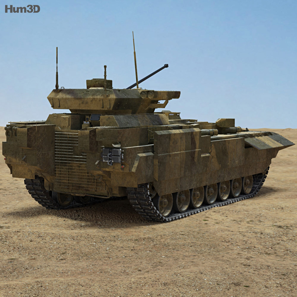 T-15 Armata 3D model - Download Fighting Vehicle on 3DModels.org