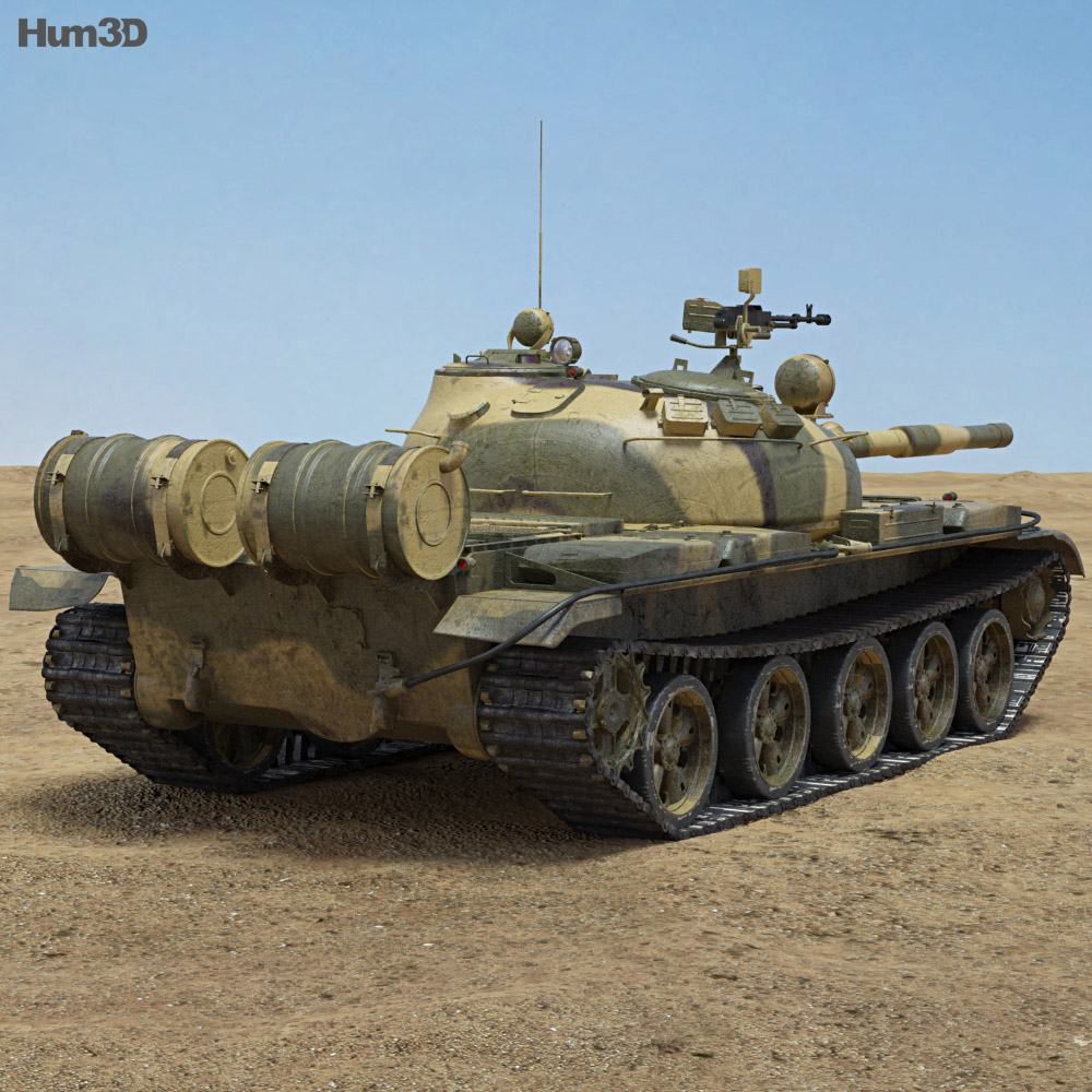 T-62 Modelo 3D - Descargar Carro de combate on 3DModels.org