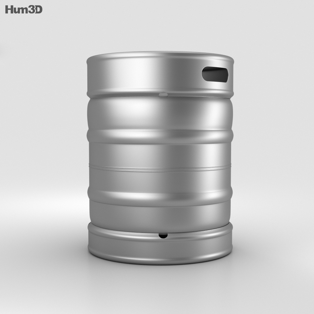 Beer Keg 3D model - Download Bottles, Cans on 3DModels.org