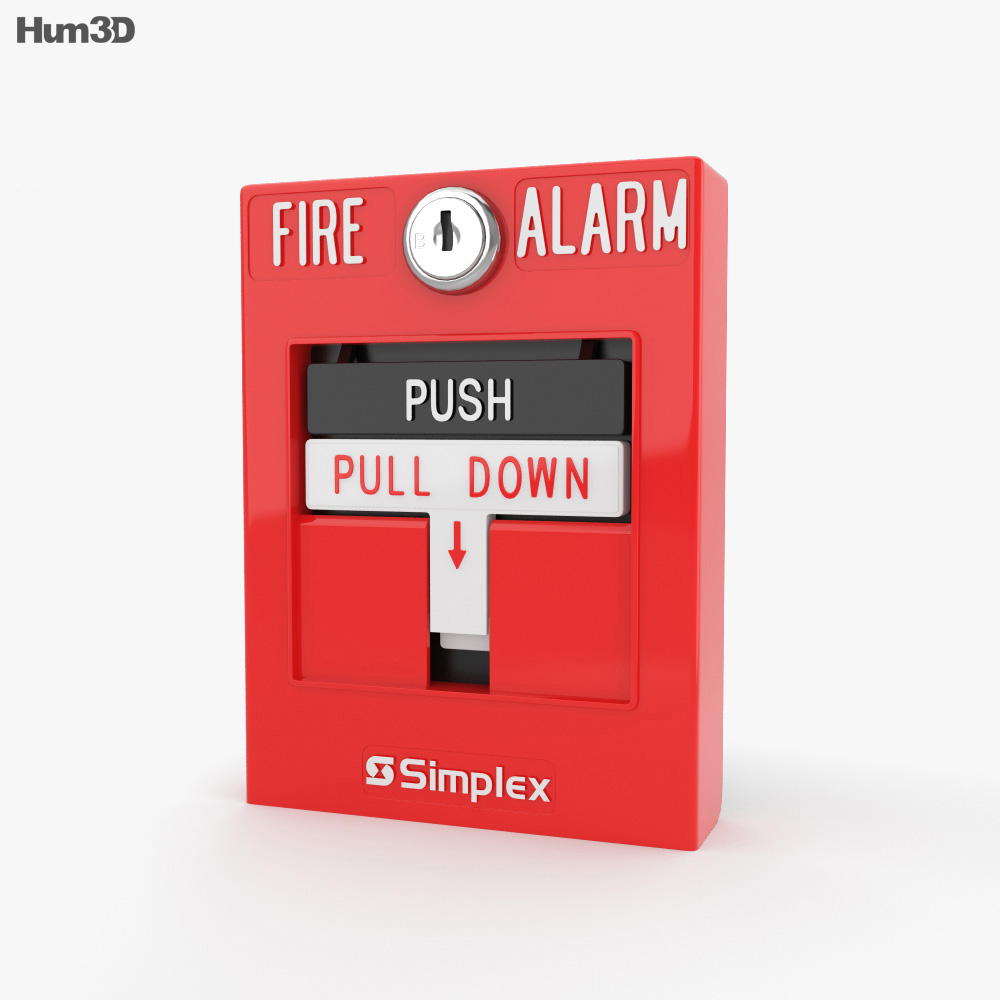 Alarma de incendios Modelo 3D - Descargar Herramientas activado ...