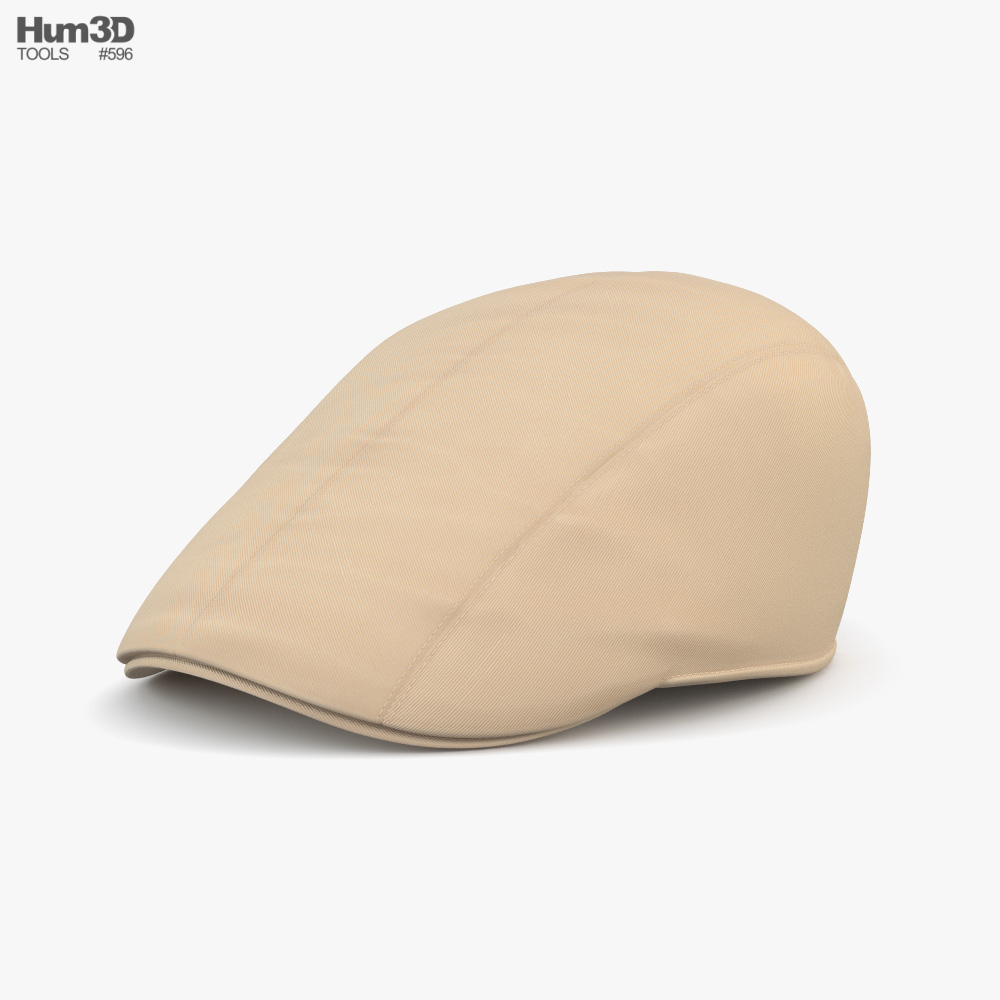 Flat Cap 3D model - Download Hats on 3DModels.org