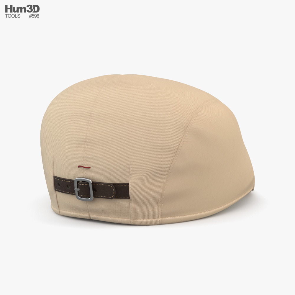 Flat Cap 3D model - Download Hats on 3DModels.org