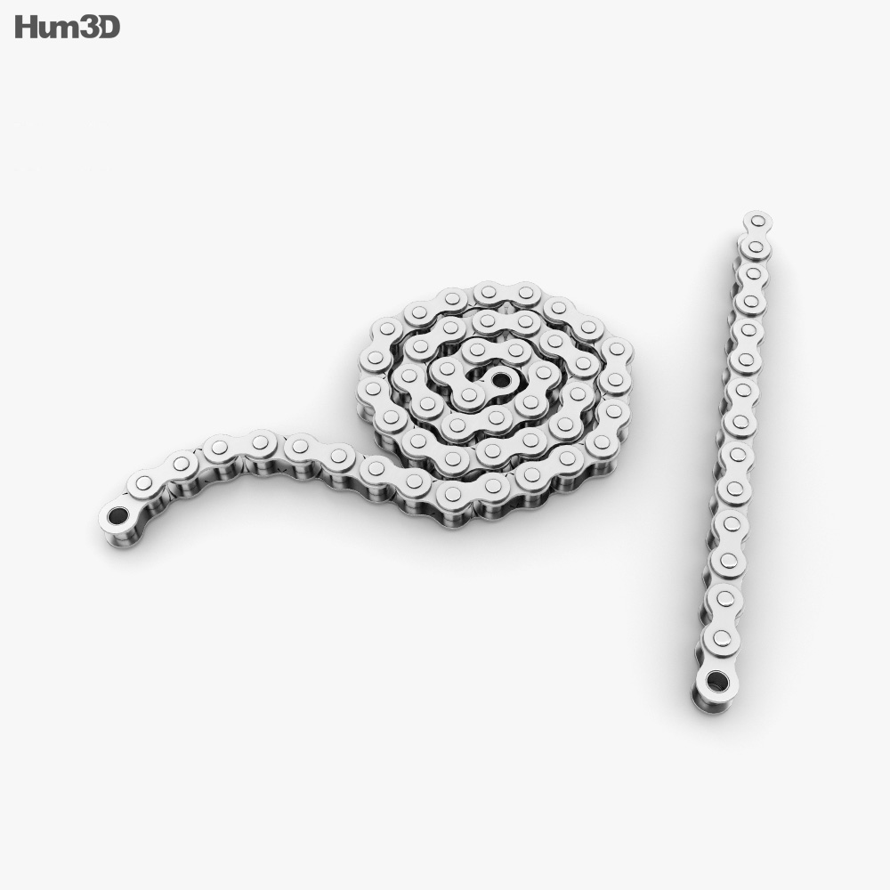 Roller Chain 3D model - Download Tools on 3DModels.org