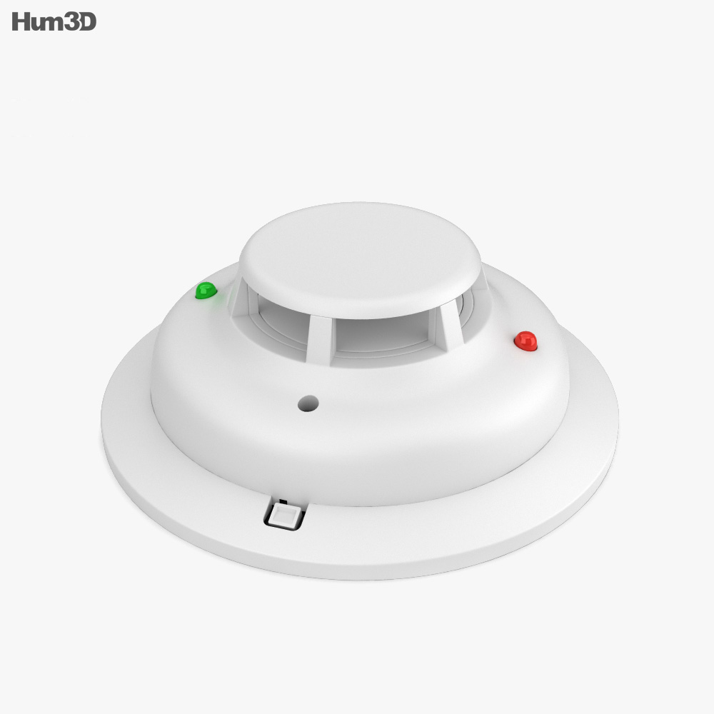 Detector de humo Modelo 3D - Descargar Herramientas activado 3DModels.org