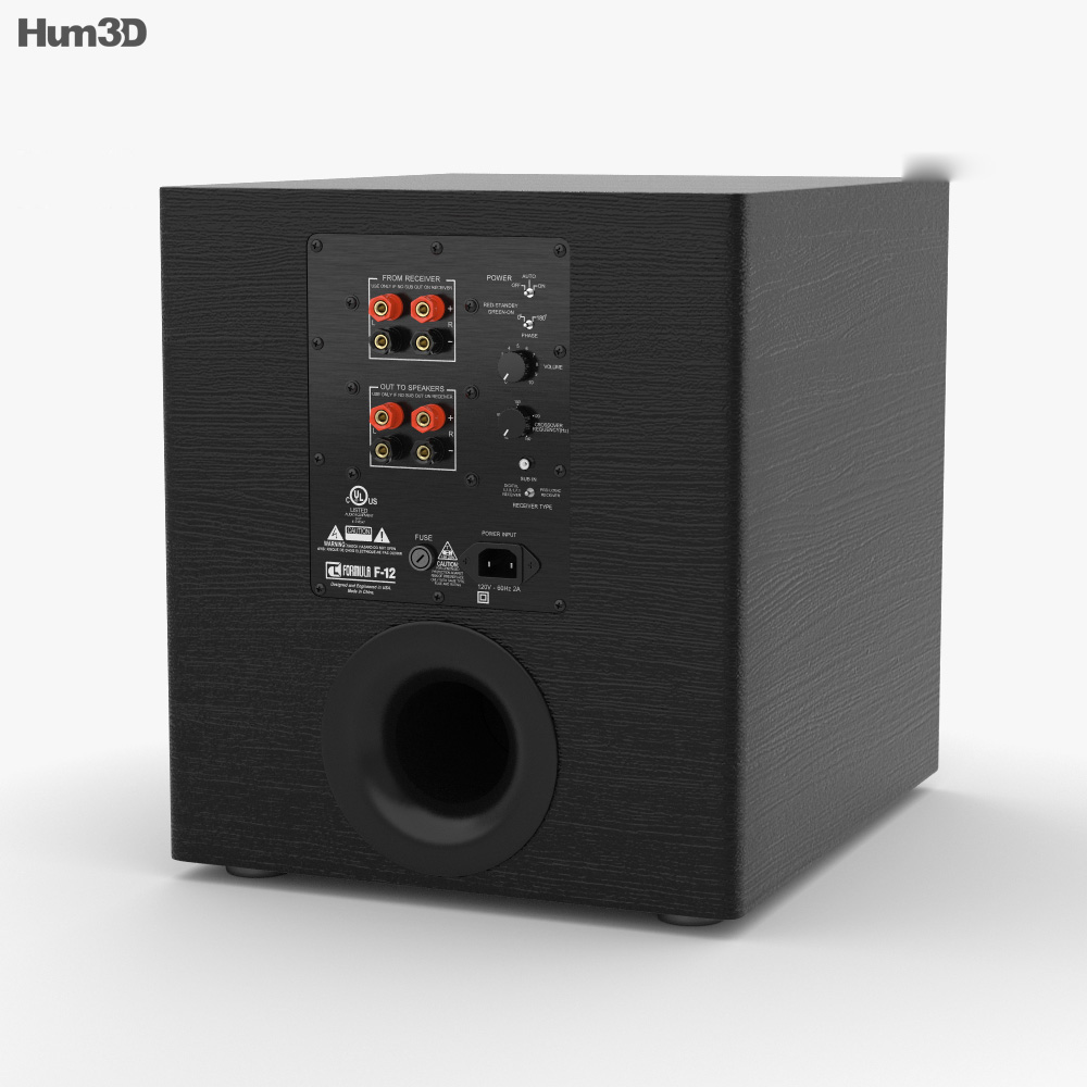 Subwoofer 3D model - Download Audio Devices on 3DModels.org