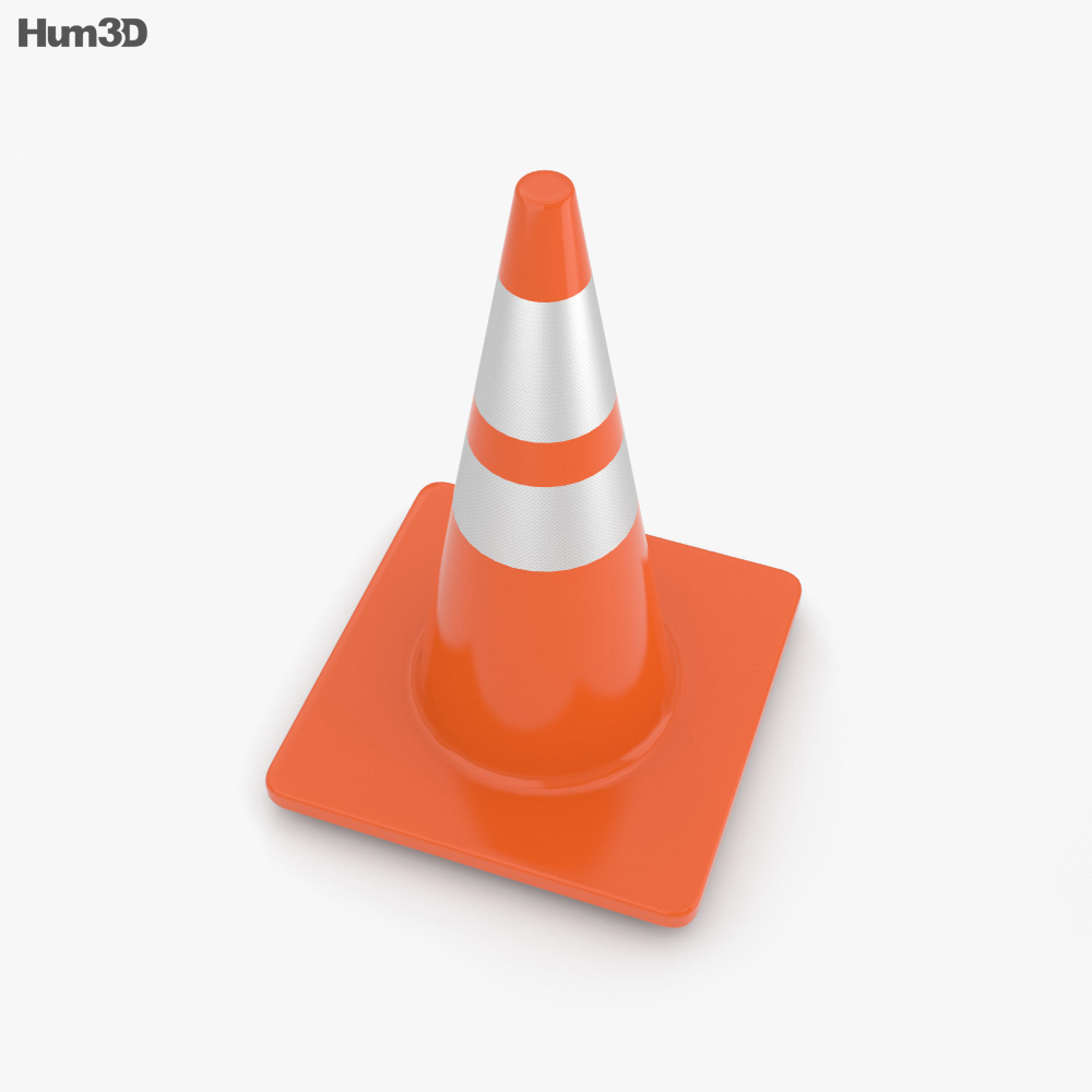 Traffic Cone 3D model - Download Street elements on 3DModels.org