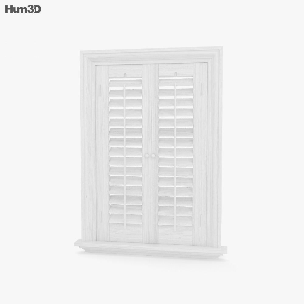 Contraventana Modelo 3D - Descargar Componentes del edificio on ...