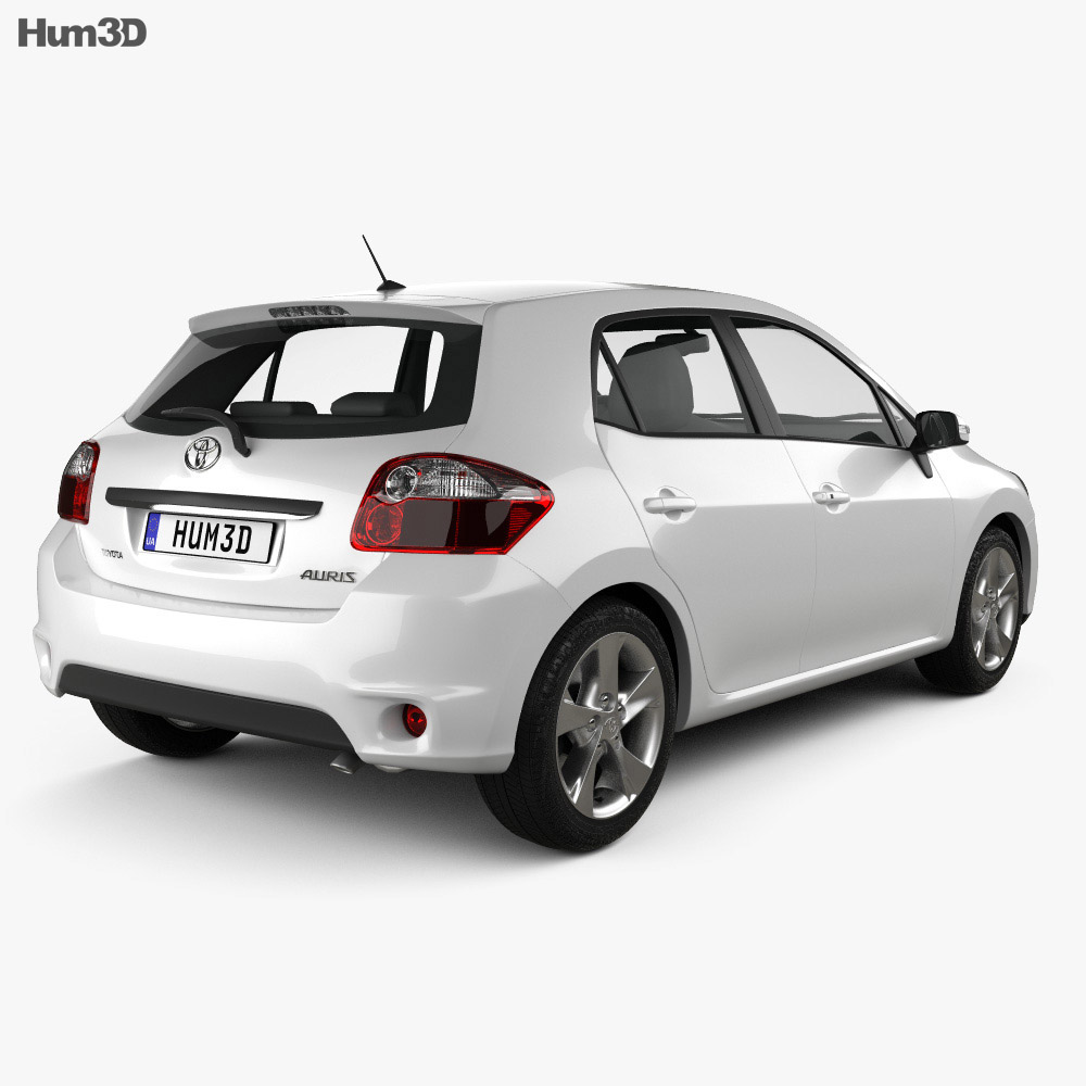 Toyota Auris 2015 3D model - Download Hatchback on 3DModels.org