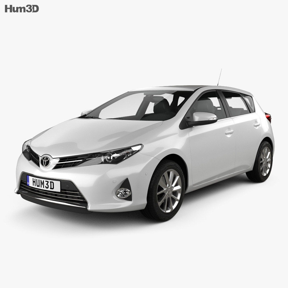 Toyota Auris hatchback 2016 3D model - Download Hatchback on 3DModels.org