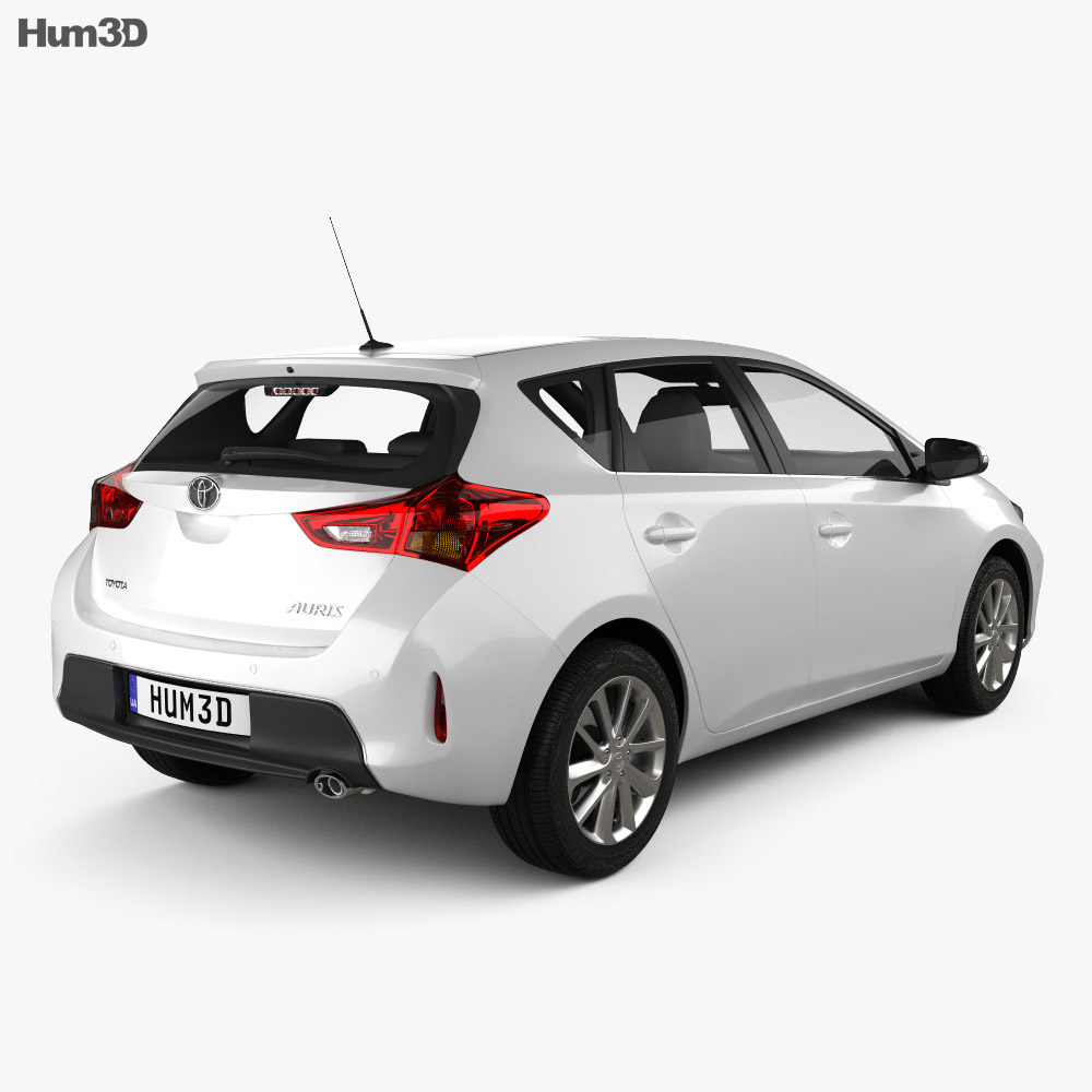 Toyota Auris hatchback 2016 3D model - Download Hatchback on 3DModels.org