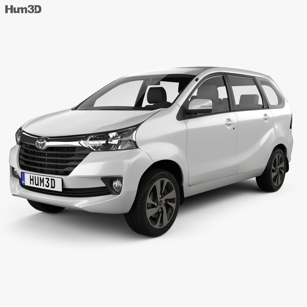 Toyota Avanza SE 2018 3D model - Download Van on 3DModels.org
