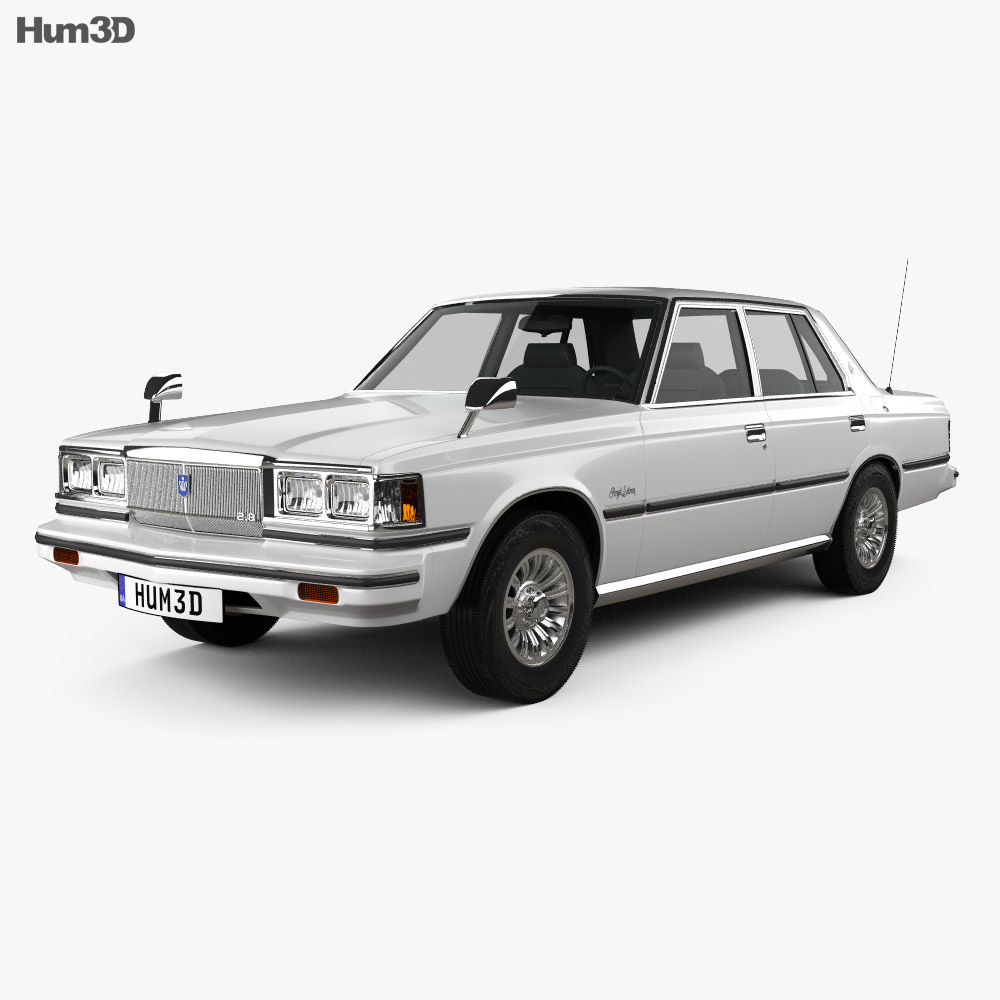 Toyota Crown sedan 1979 3D model - Download Sedan on 3DModels.org