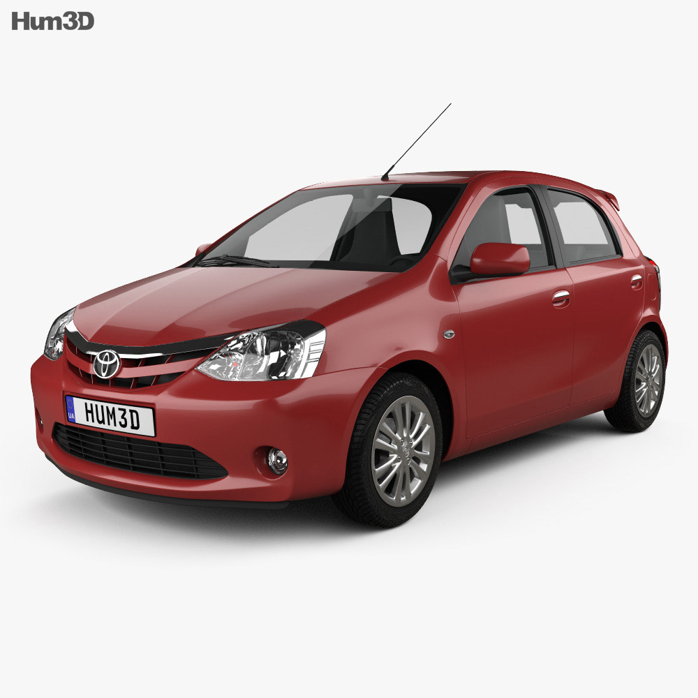 Toyota Etios Liva 2016 3D model - Download Hatchback on 3DModels.org