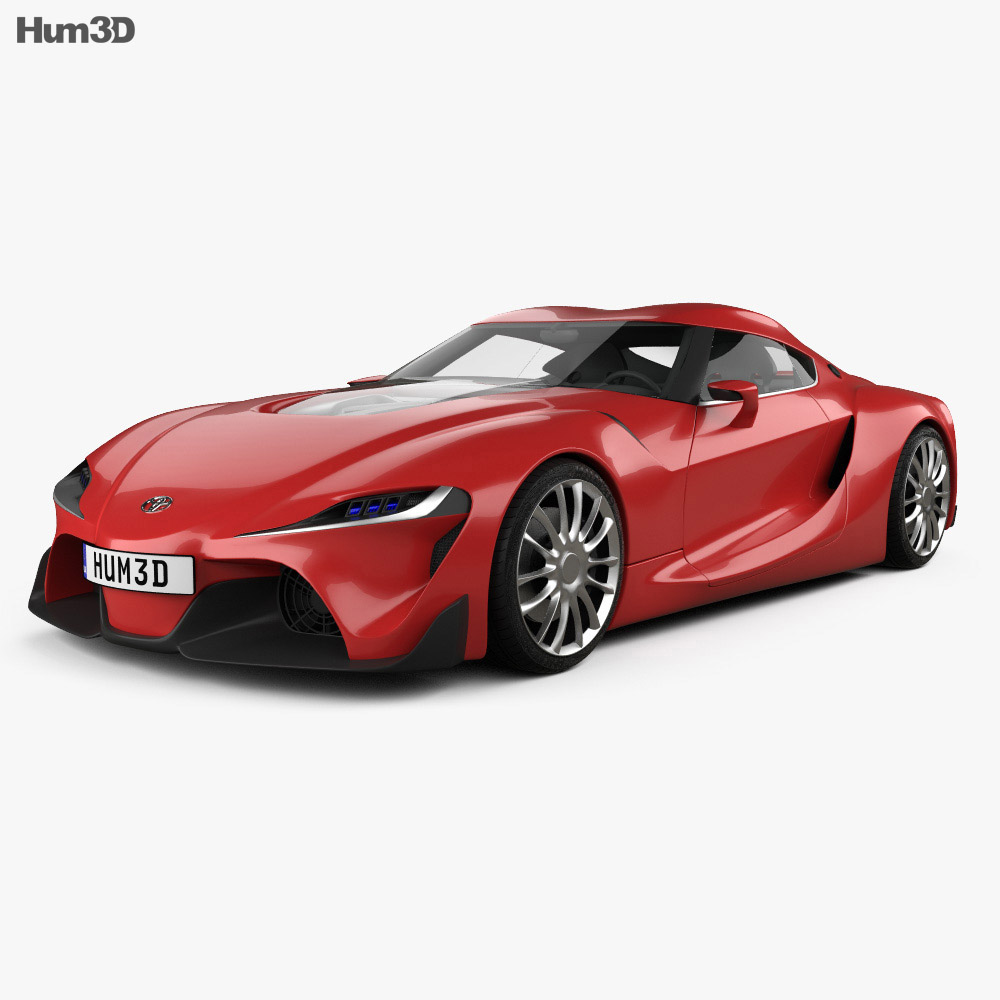 Toyota FT-1 2014 3D model - Download Sports car on 3DModels.org