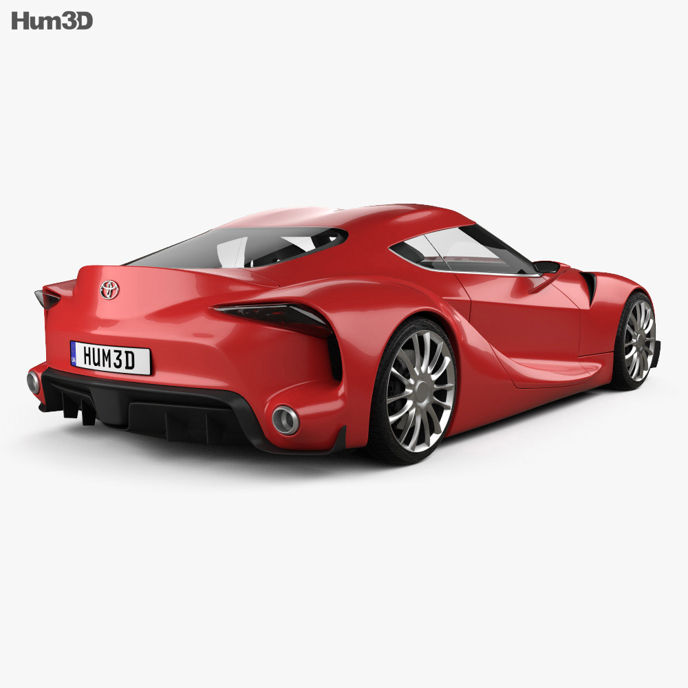 Toyota FT-1 2014 3D model - Download Sports car on 3DModels.org