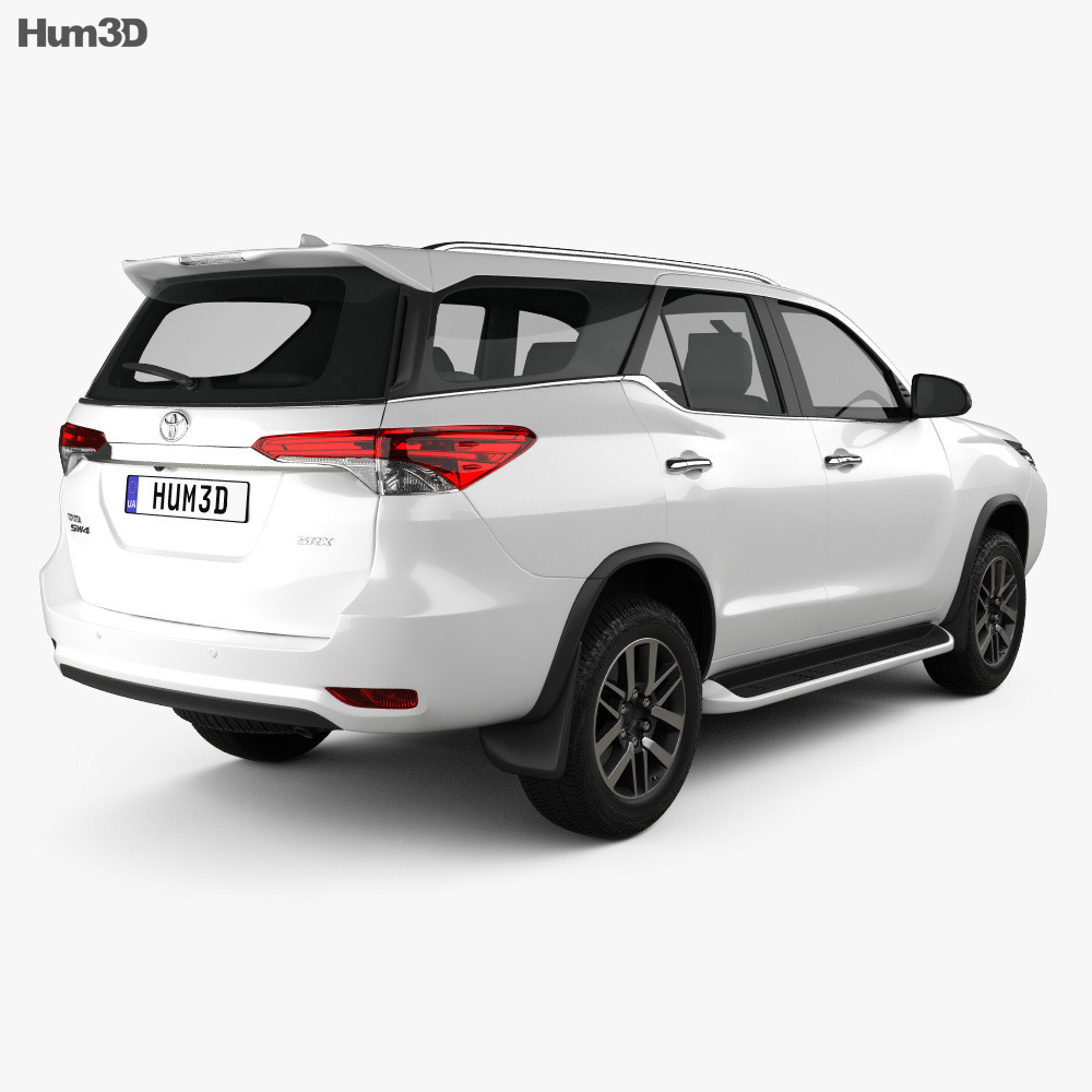 Toyota Fortuner 2019 3D model - Download Crossover SUV on 3DModels.org